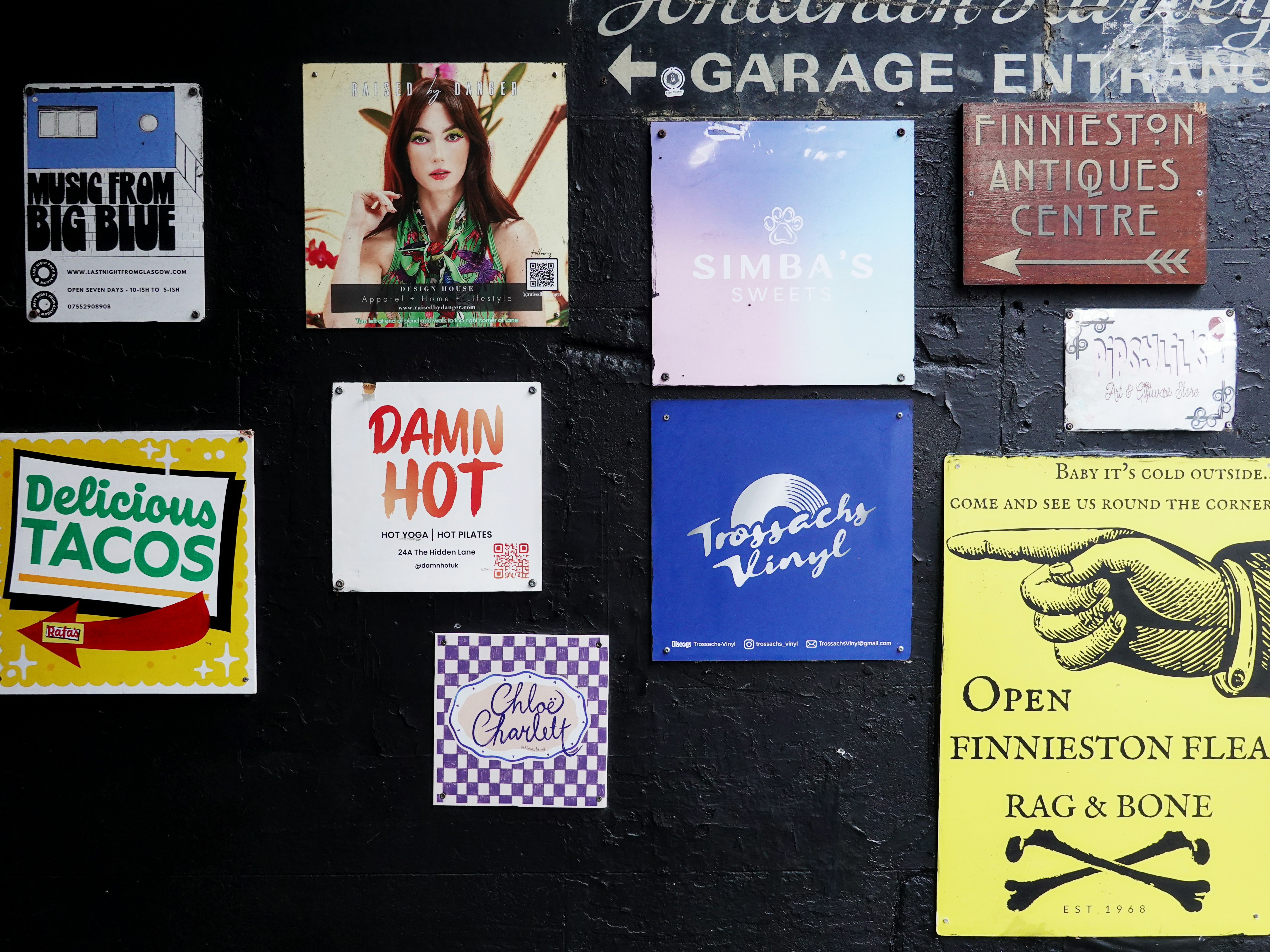Patchwork of Posters: A Collage of Street-Era Ads