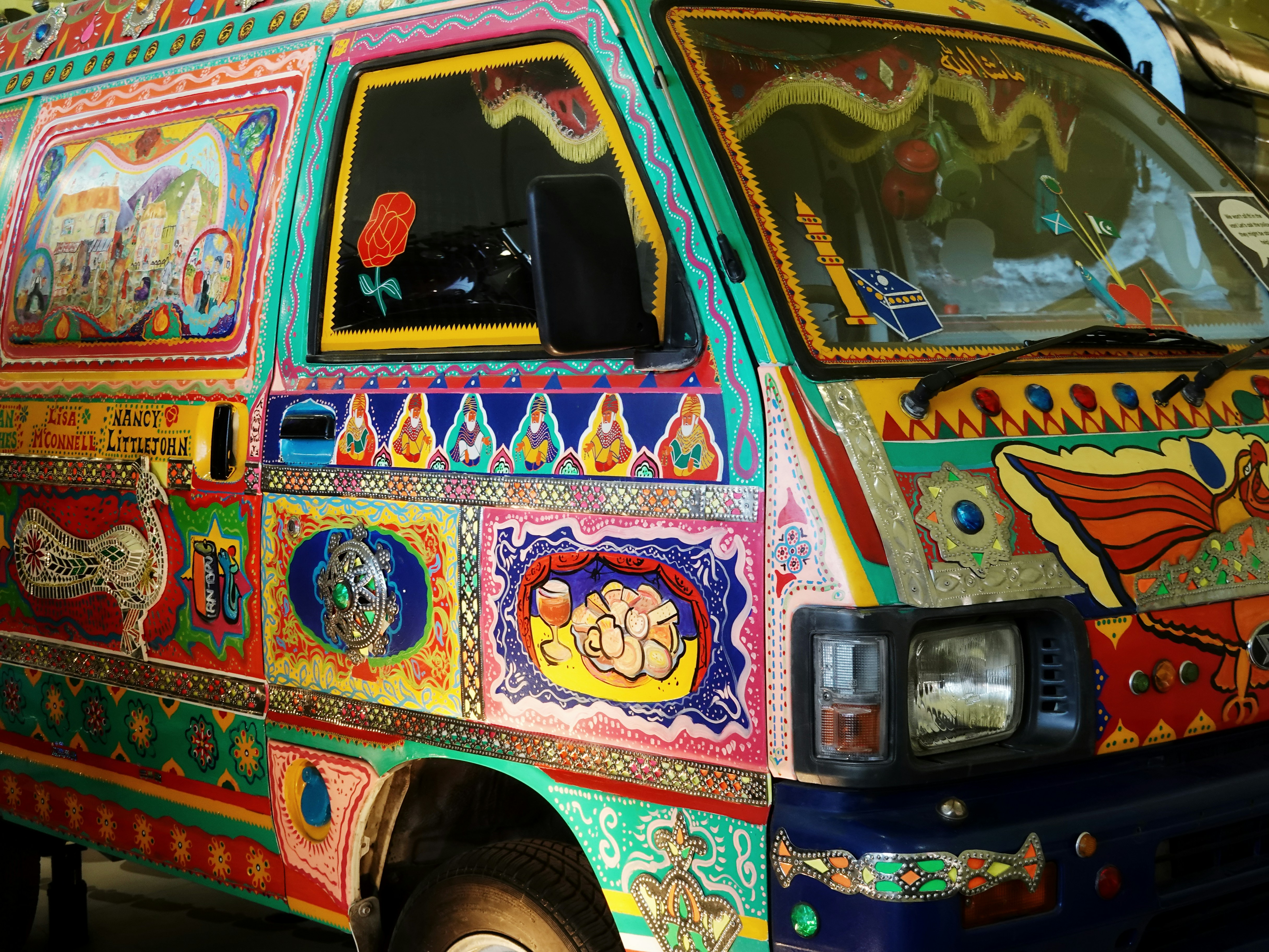 Vivid Indian Van: A Kaleidoscope of Colors and Patterns