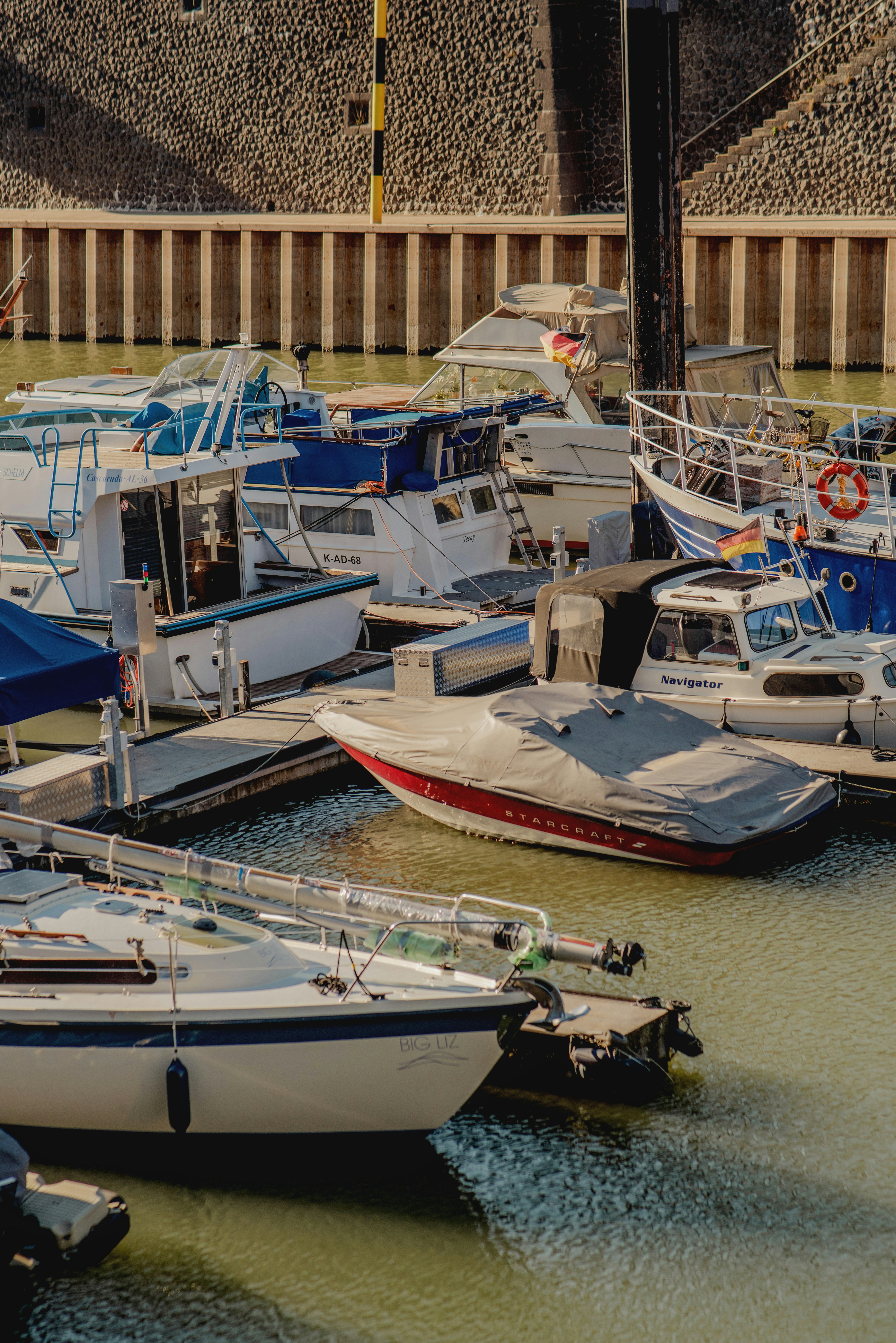 Docked in the Morning: Boats, Reflections, and a Quiet Waterfront