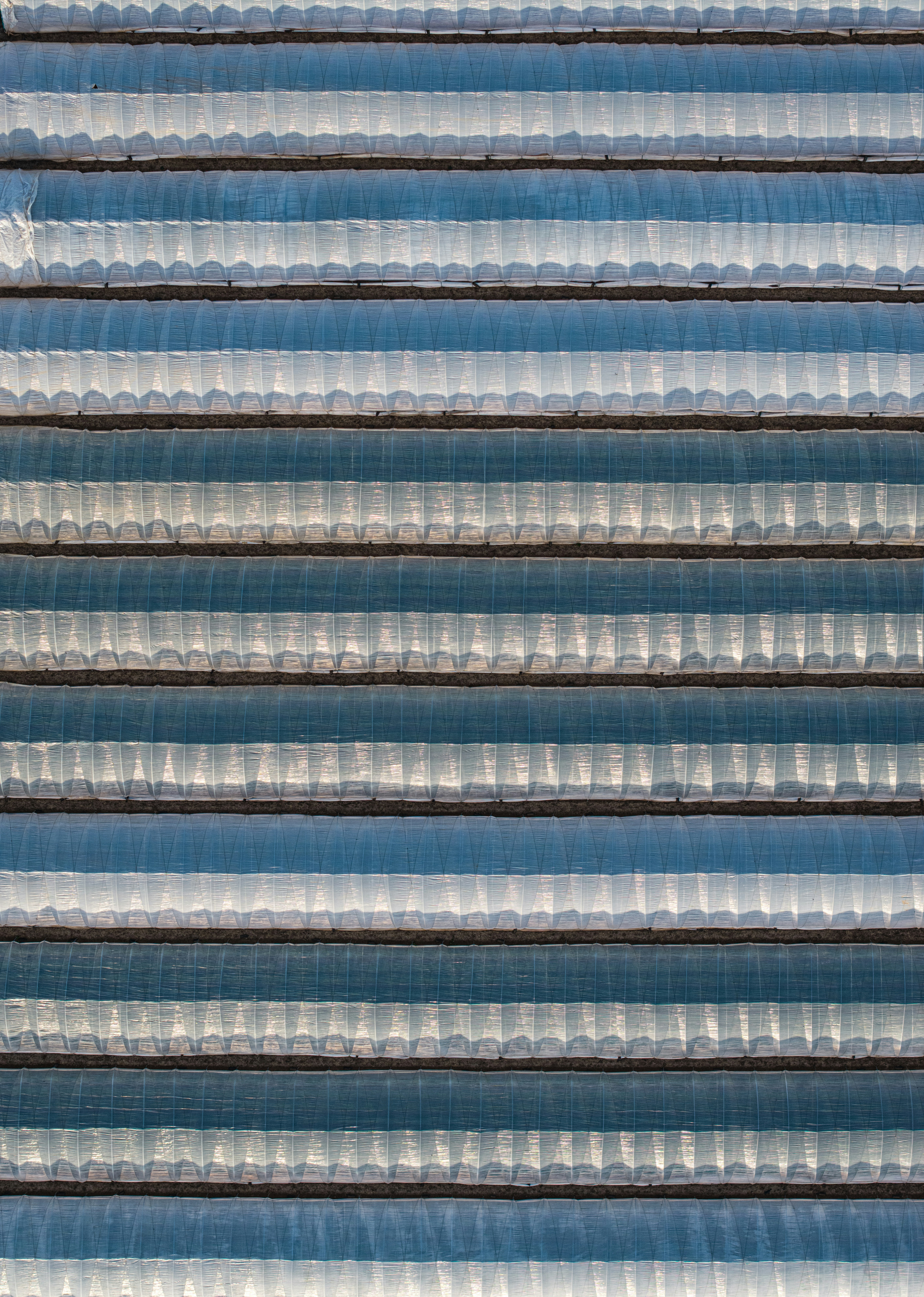 Horizontal Ridges of Blue Light