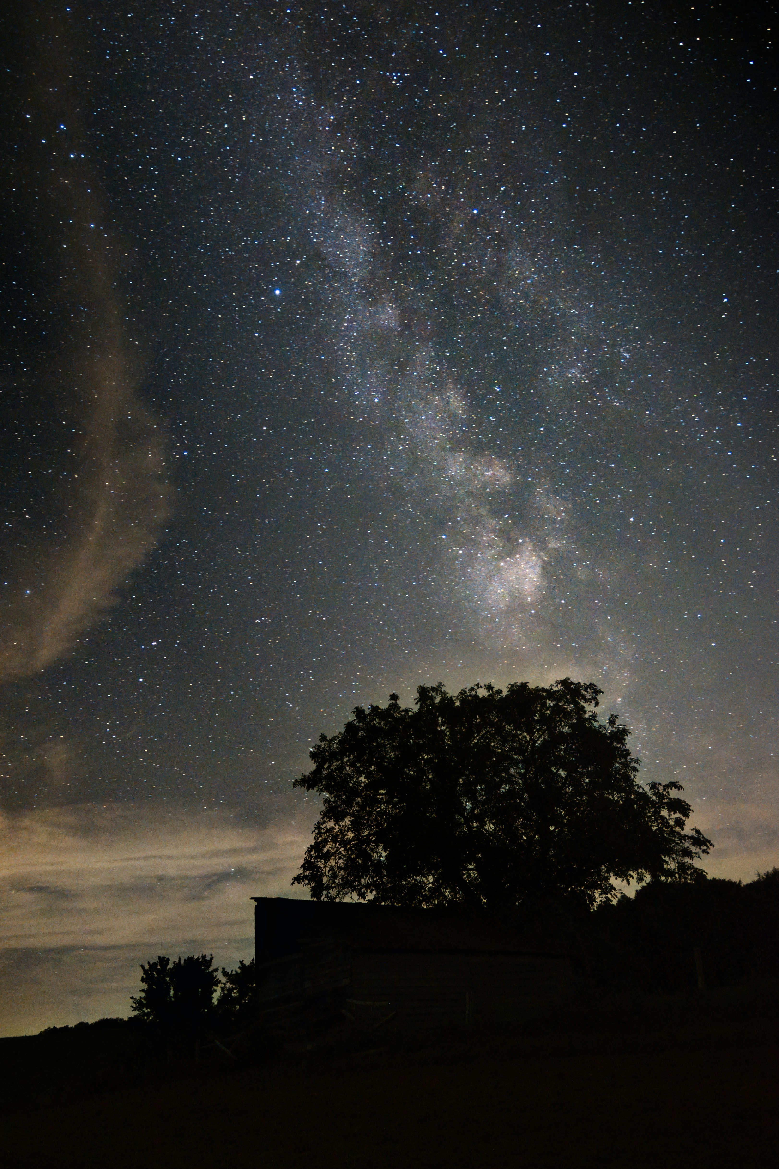Milky Way Over Silent Horizon