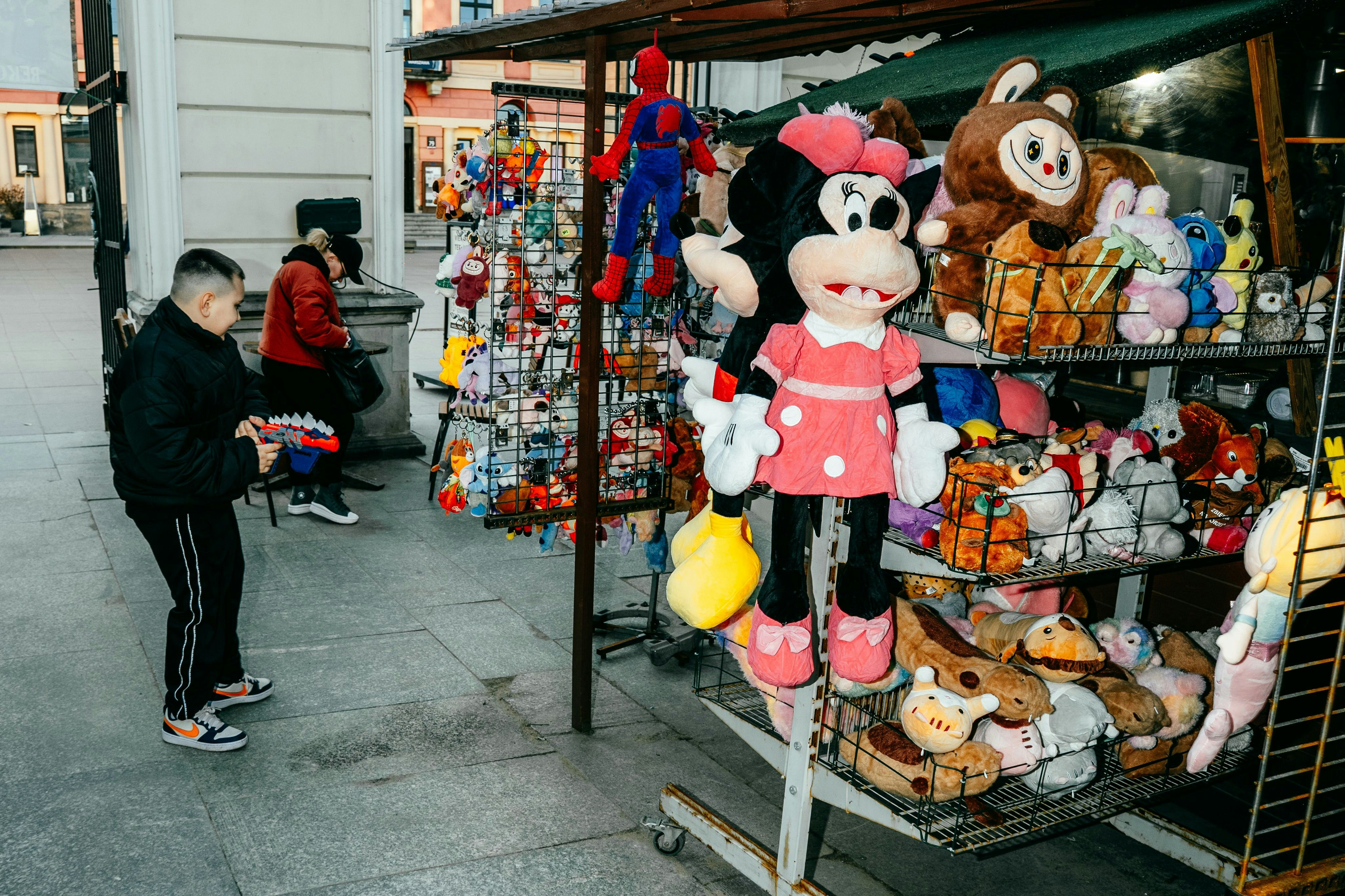 Plush Parade at the Market Stall