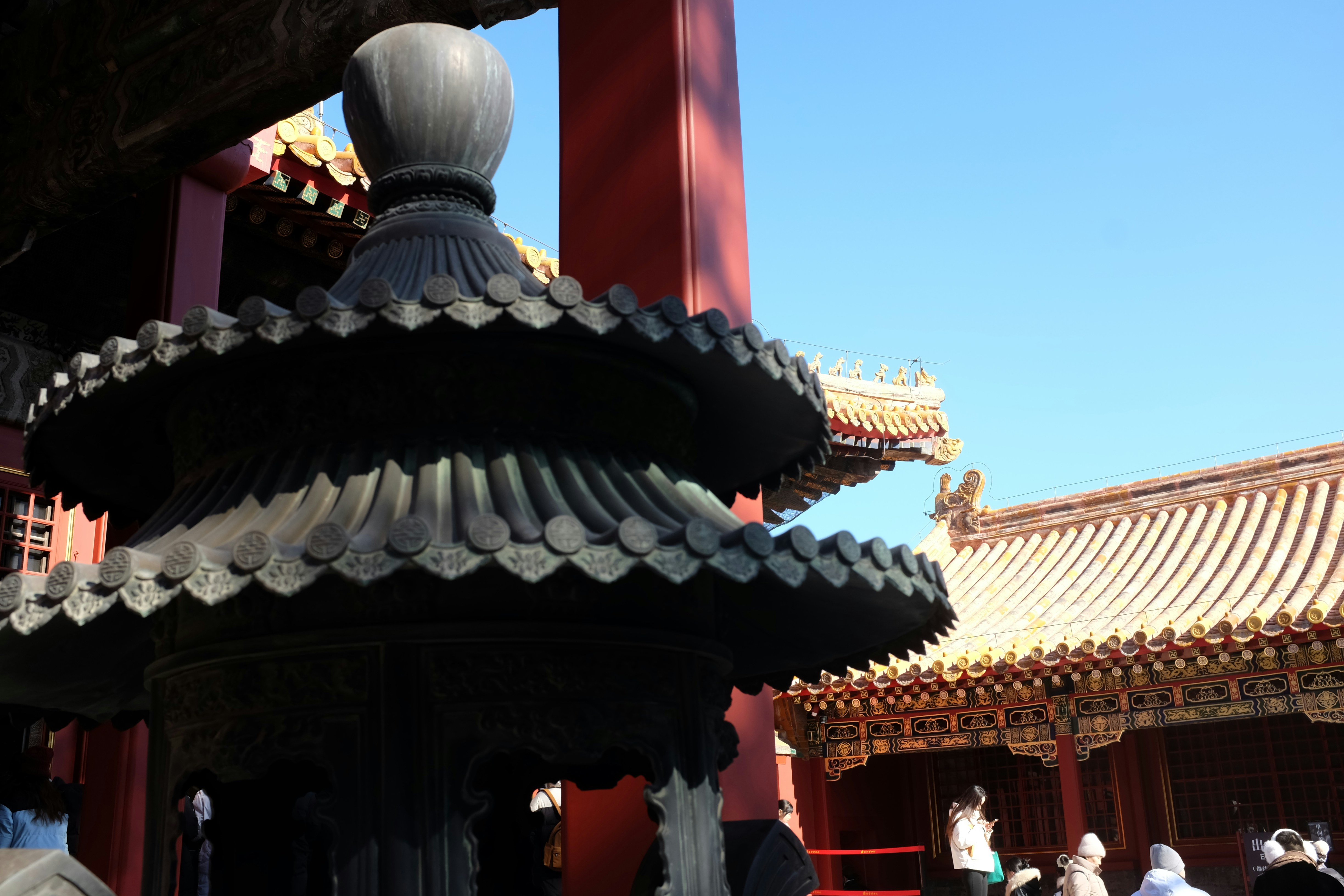 Temple Lanterns and Rooflines: A Shrine to Quiet Geometry