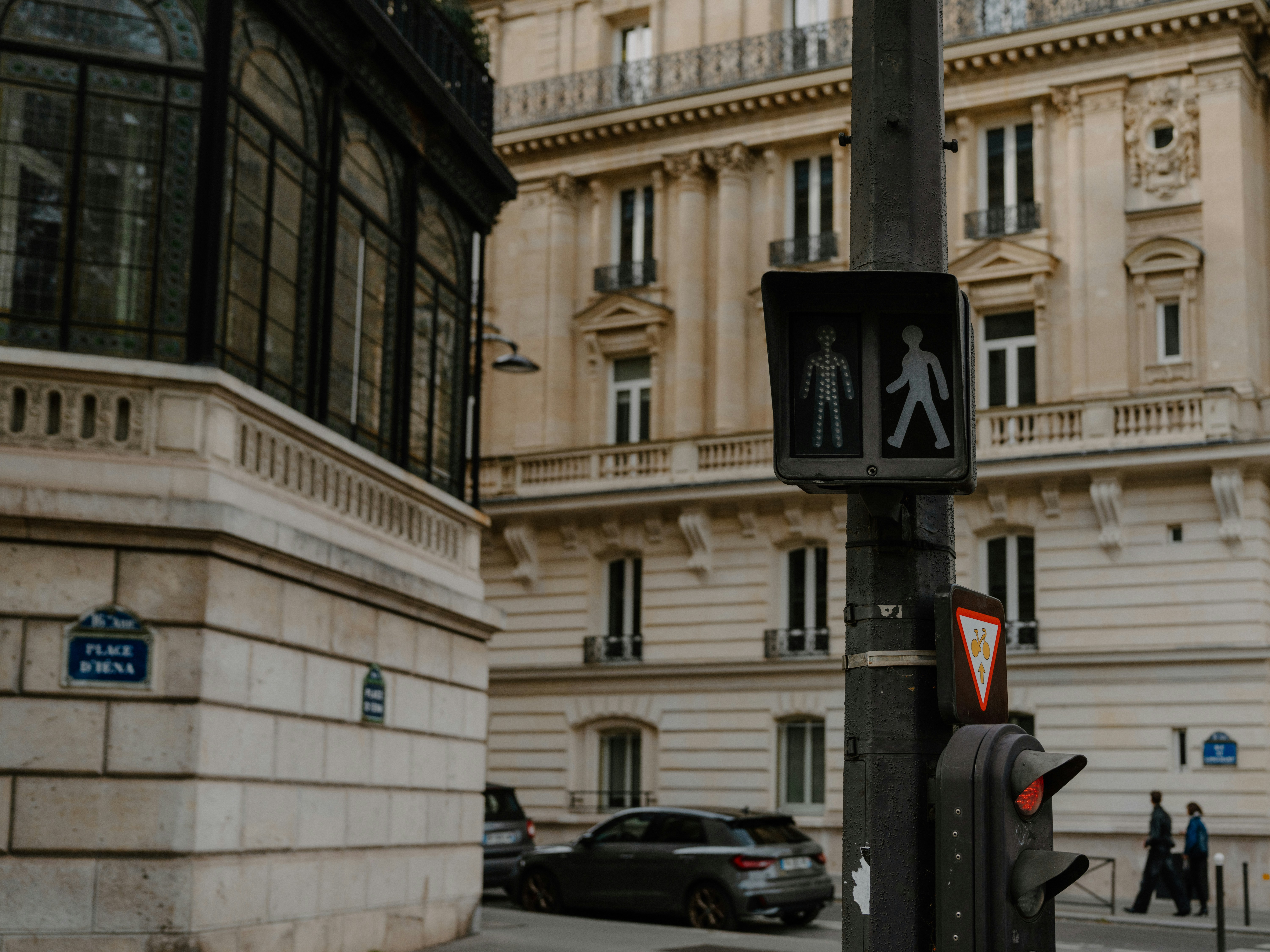Rue Quietly Observed: A Parisian Street Corner Brought to Stillness