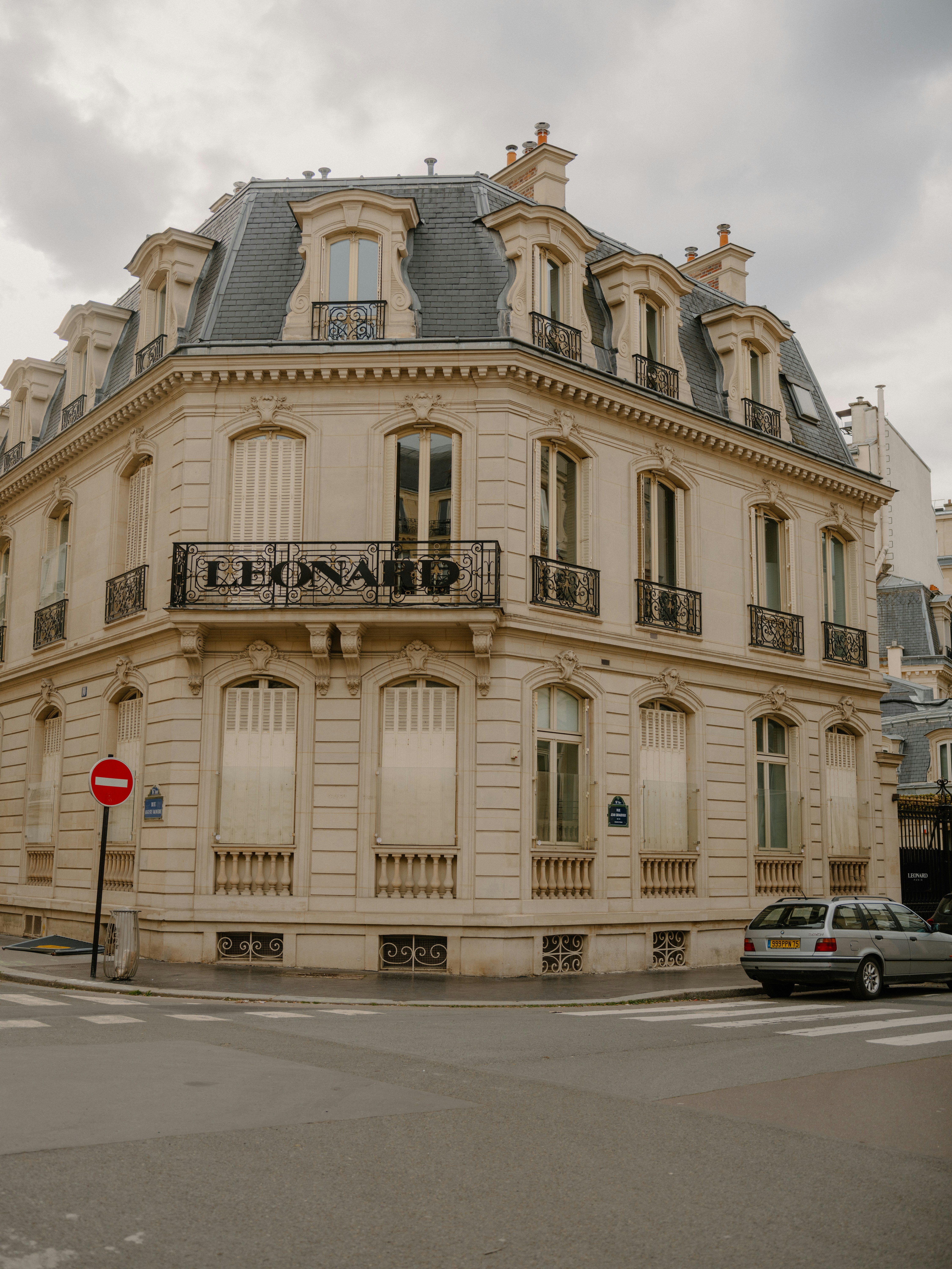 Corner of Elegance: The Parisian 19th-Century Facade
