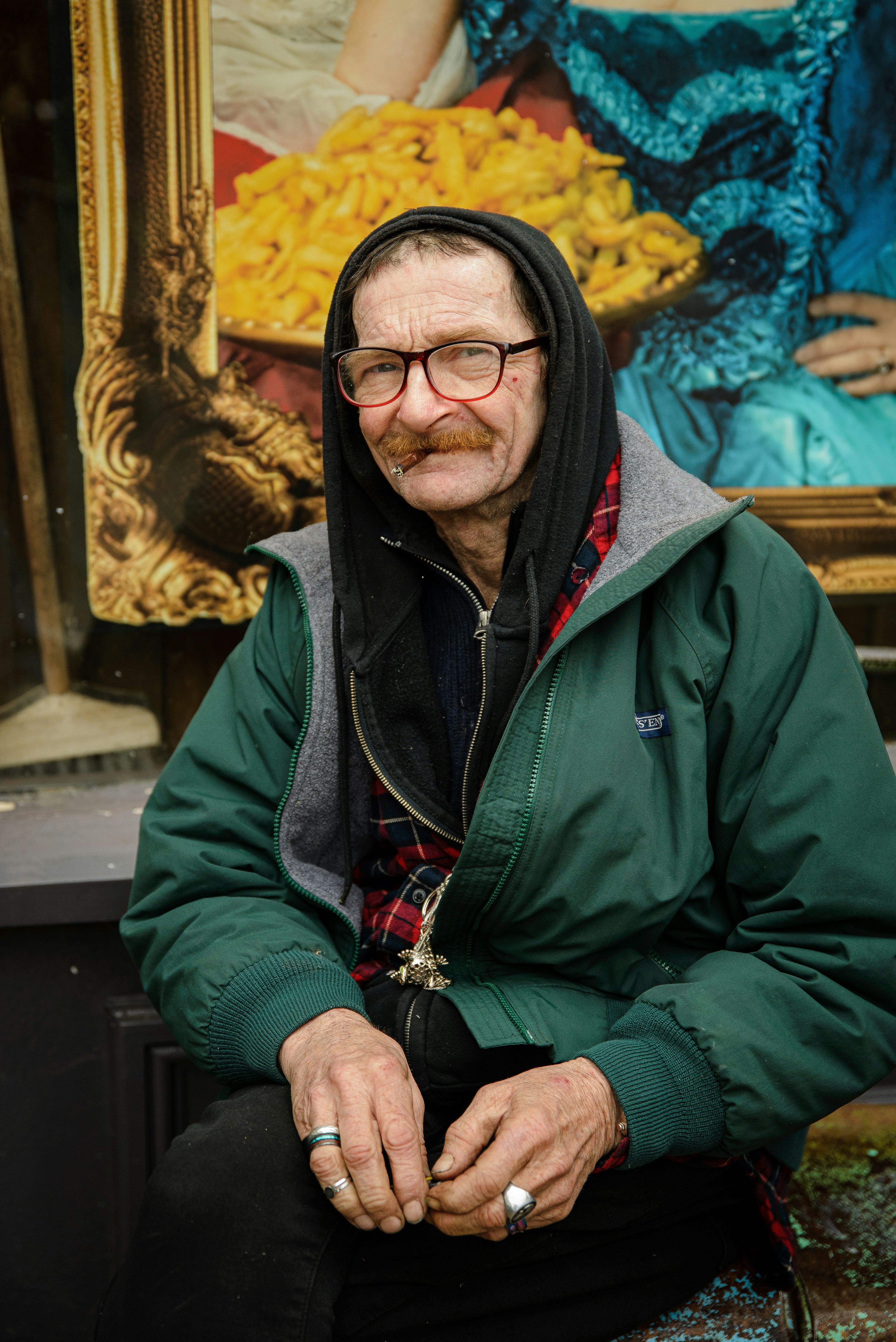 The Stranger with the Velvet Hoodie and Quiet Eyes