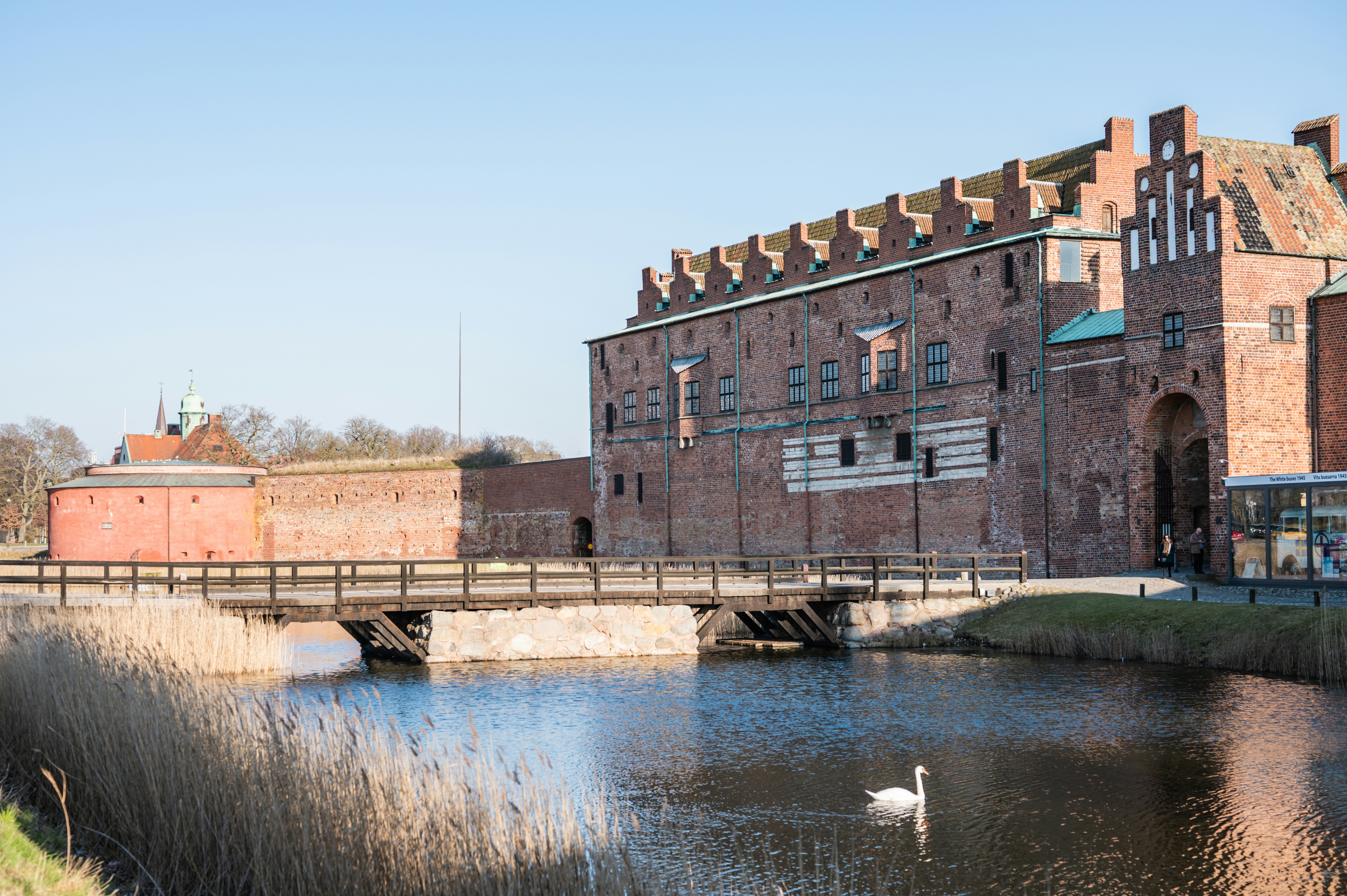 Heritage by the Water: A Brick Fortress Framed by a Quiet River