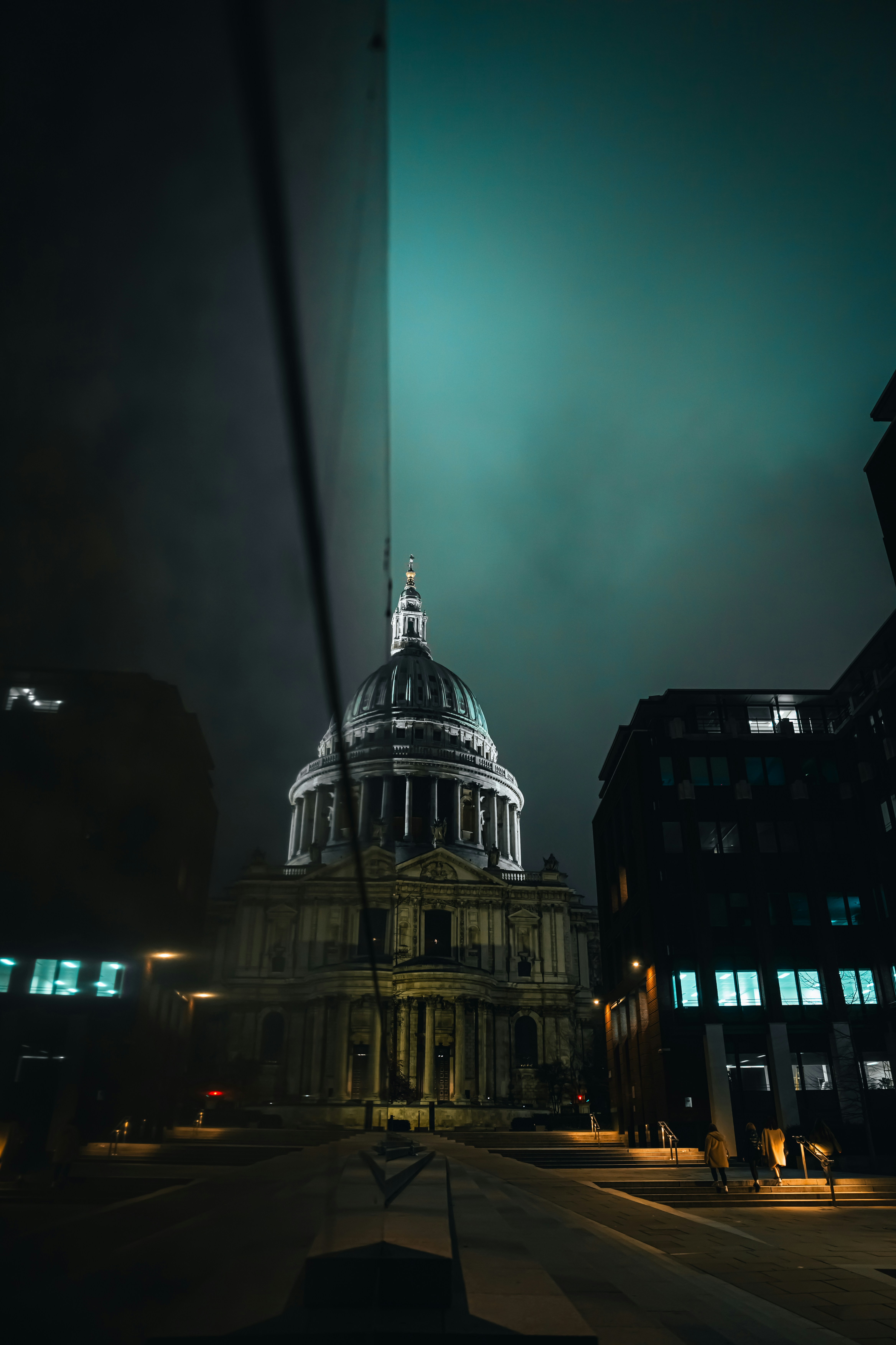Stately Dome Under Night Sky