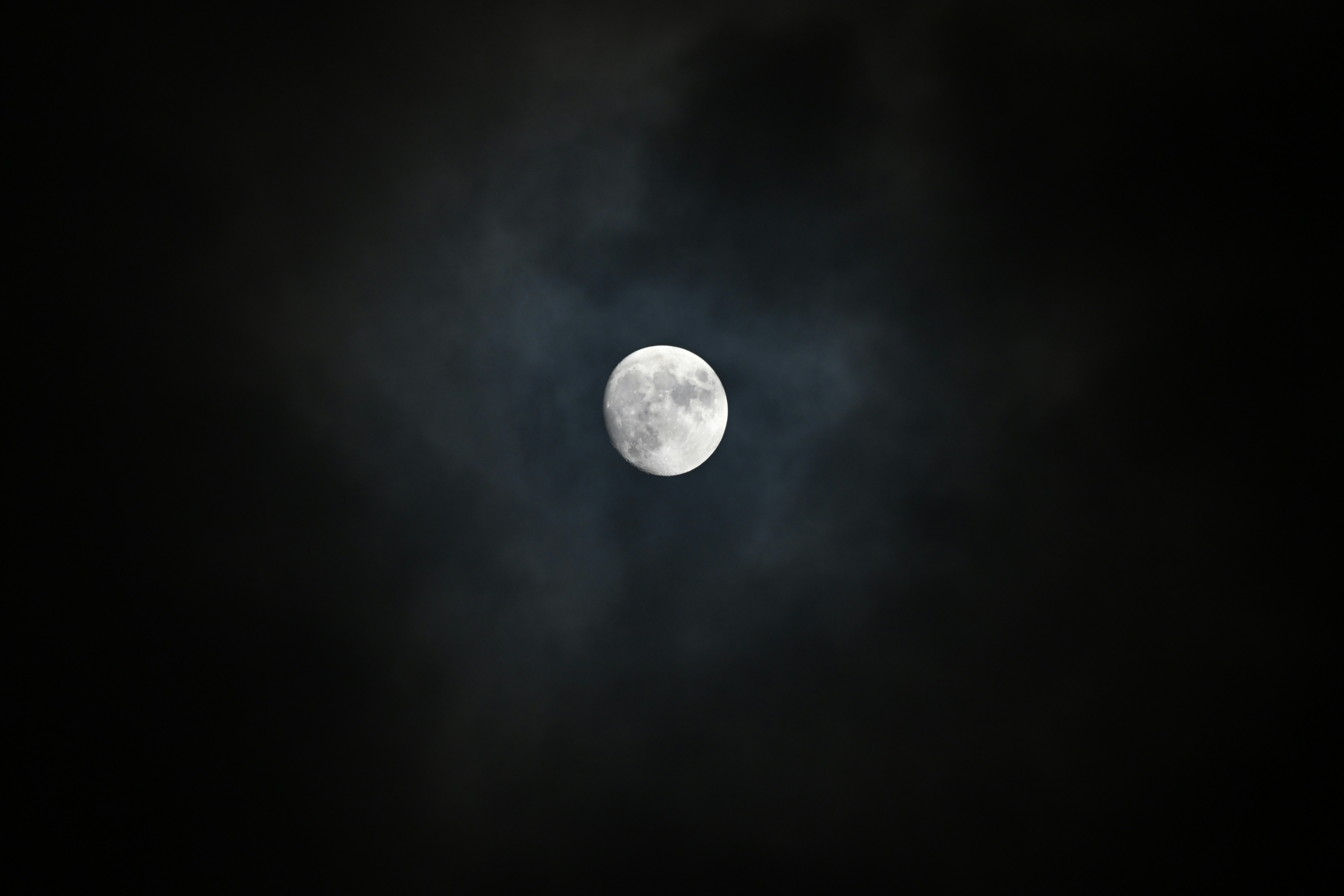 Lone Moon in a Velvet Sky