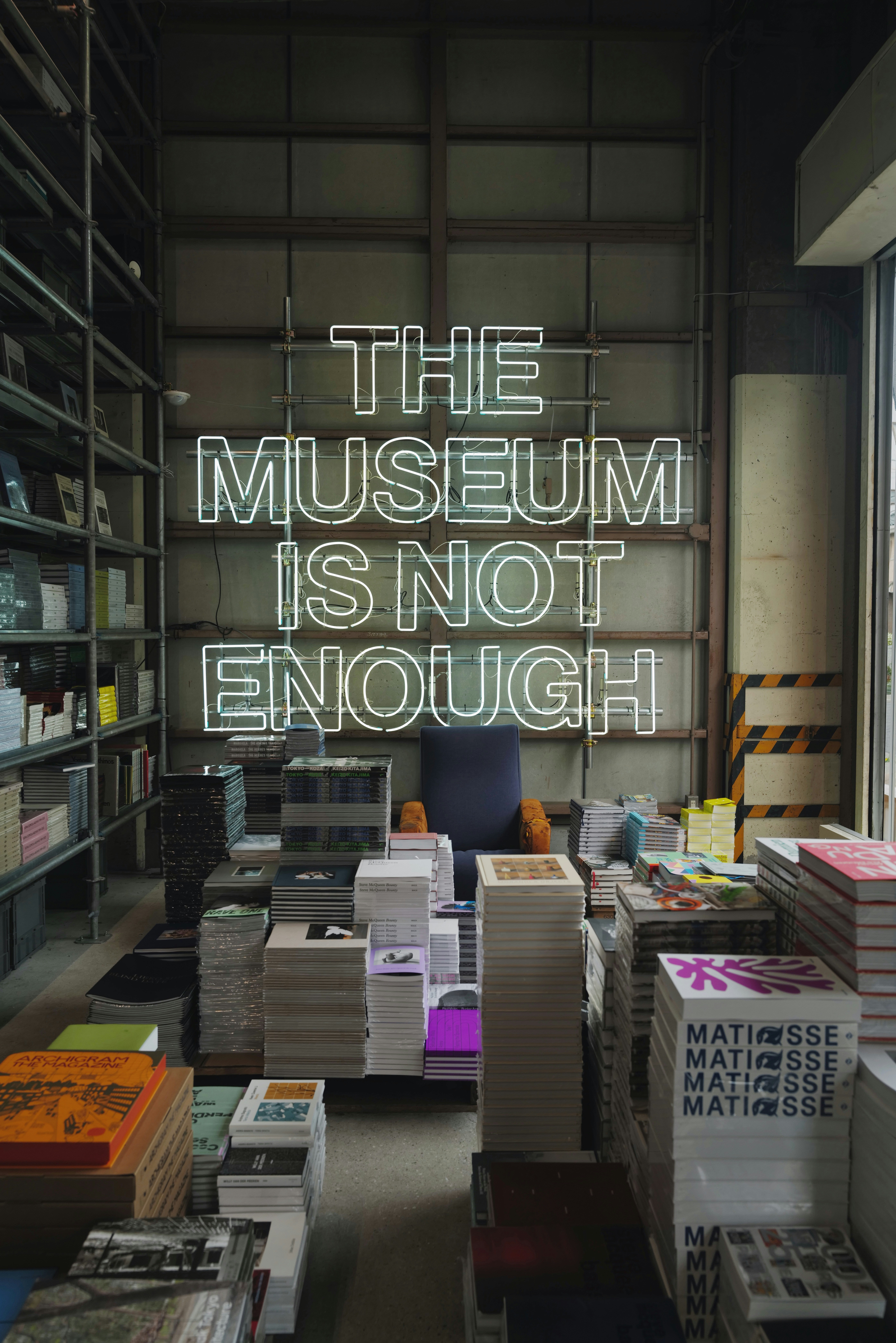 Neon Signud Purpose: The Museum as Workspace