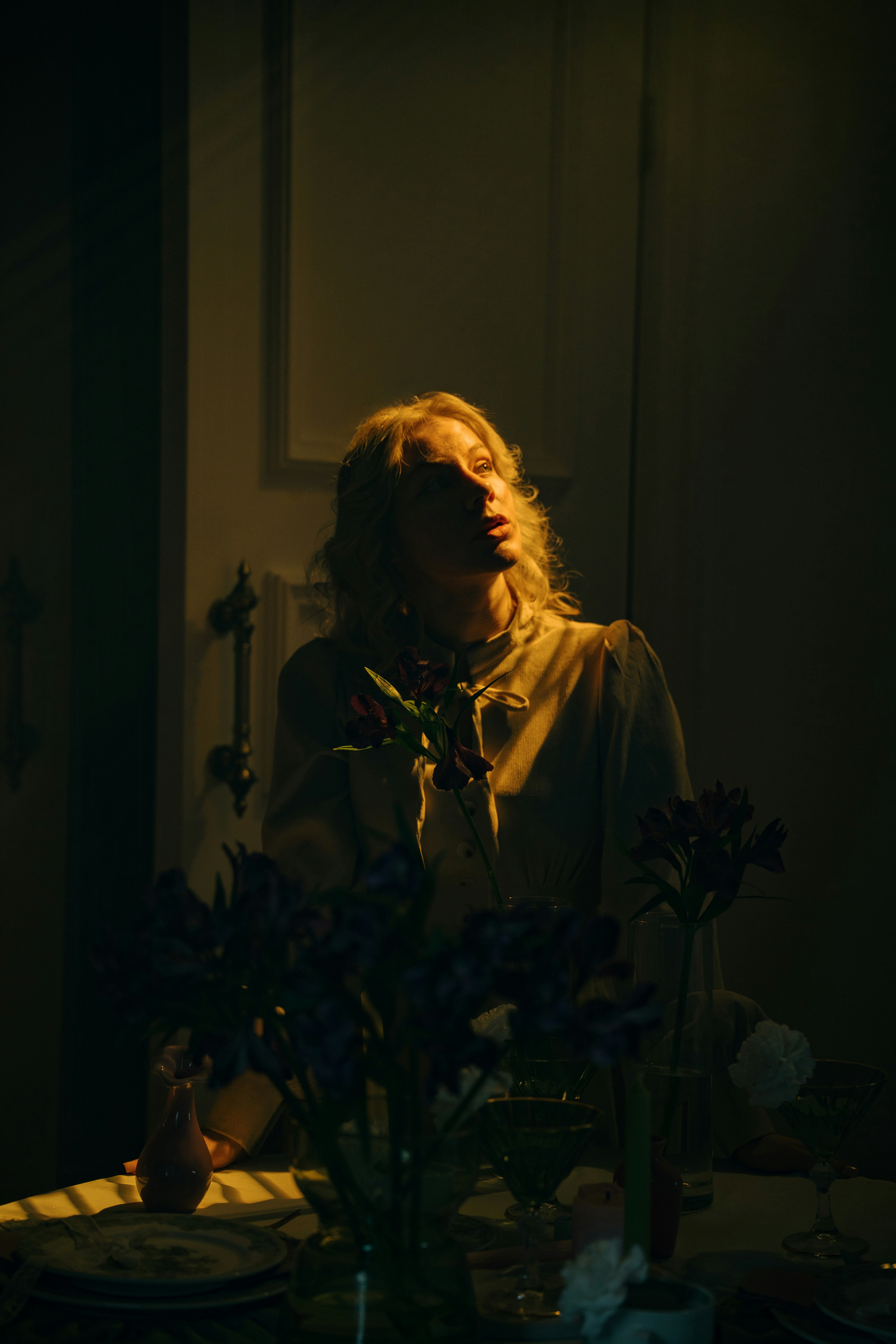 Moonlit Whisper: A Glint of Portrait in Low Light