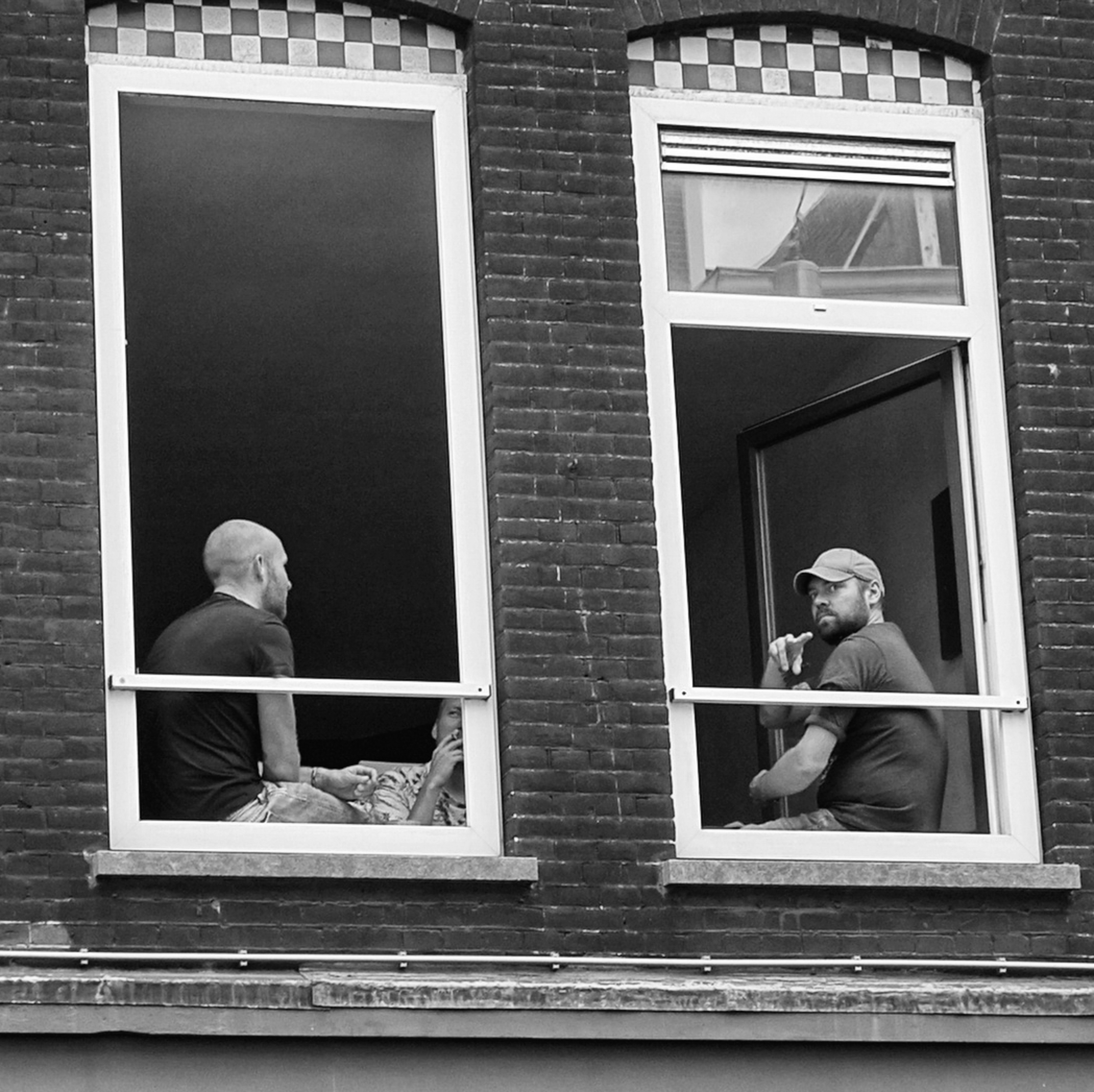 Two Verandah Conversations: Quiet Exchange Through an Opening