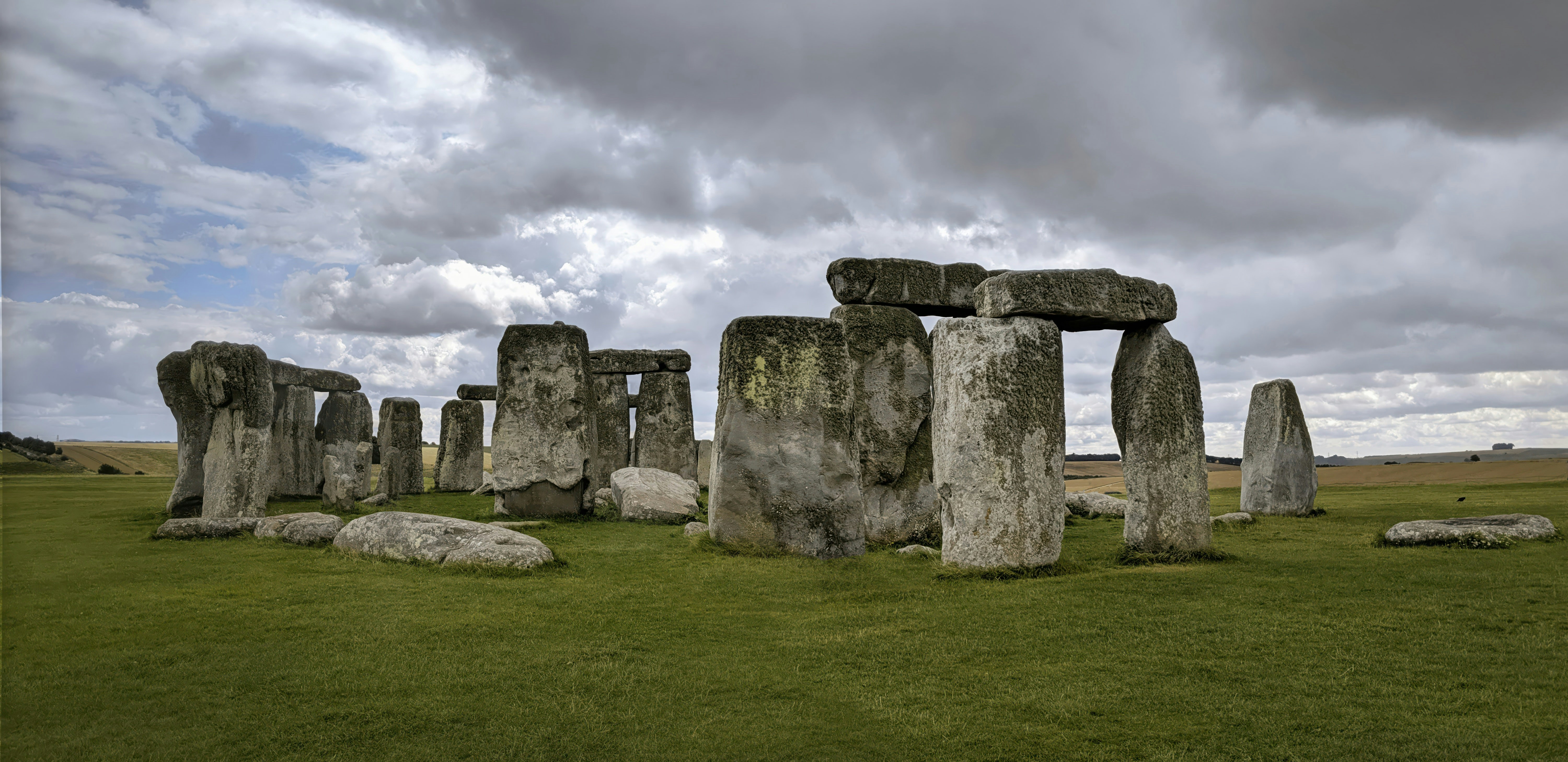 Stone Giants under a Stormy Sky at Stamford Park
