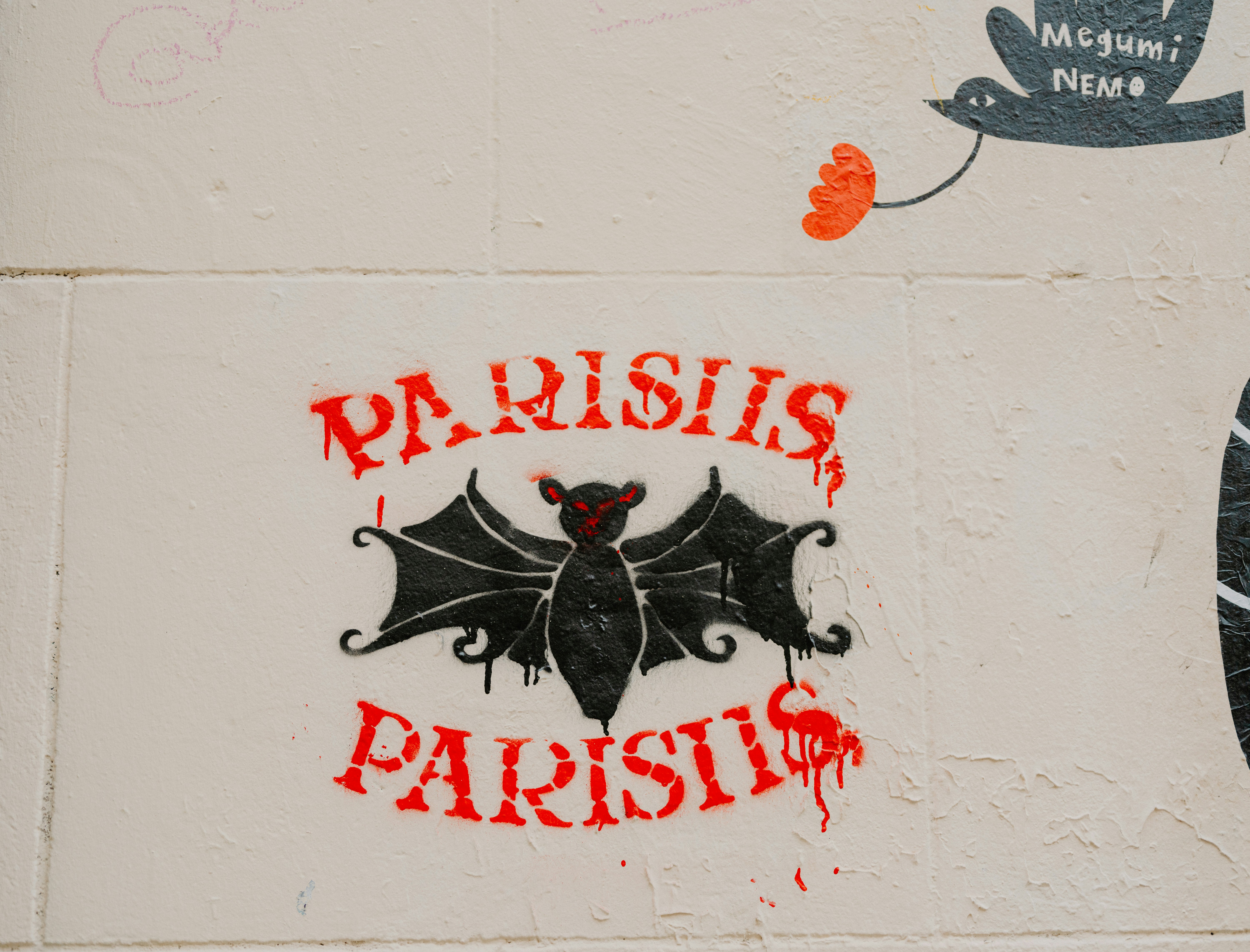 Winged Emblem of Paris Graffiti