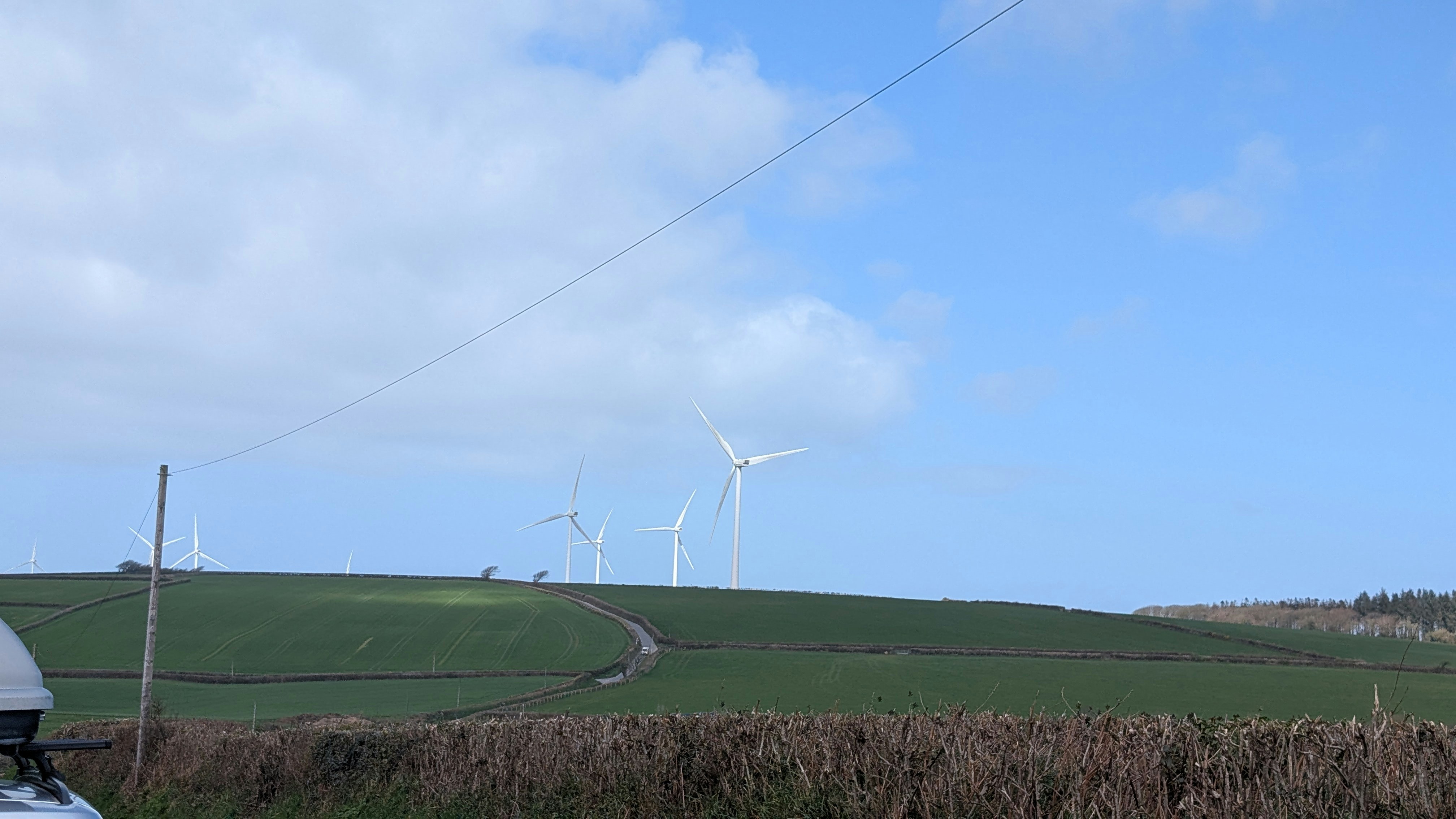 Wind Turbines on the Quiet Crest