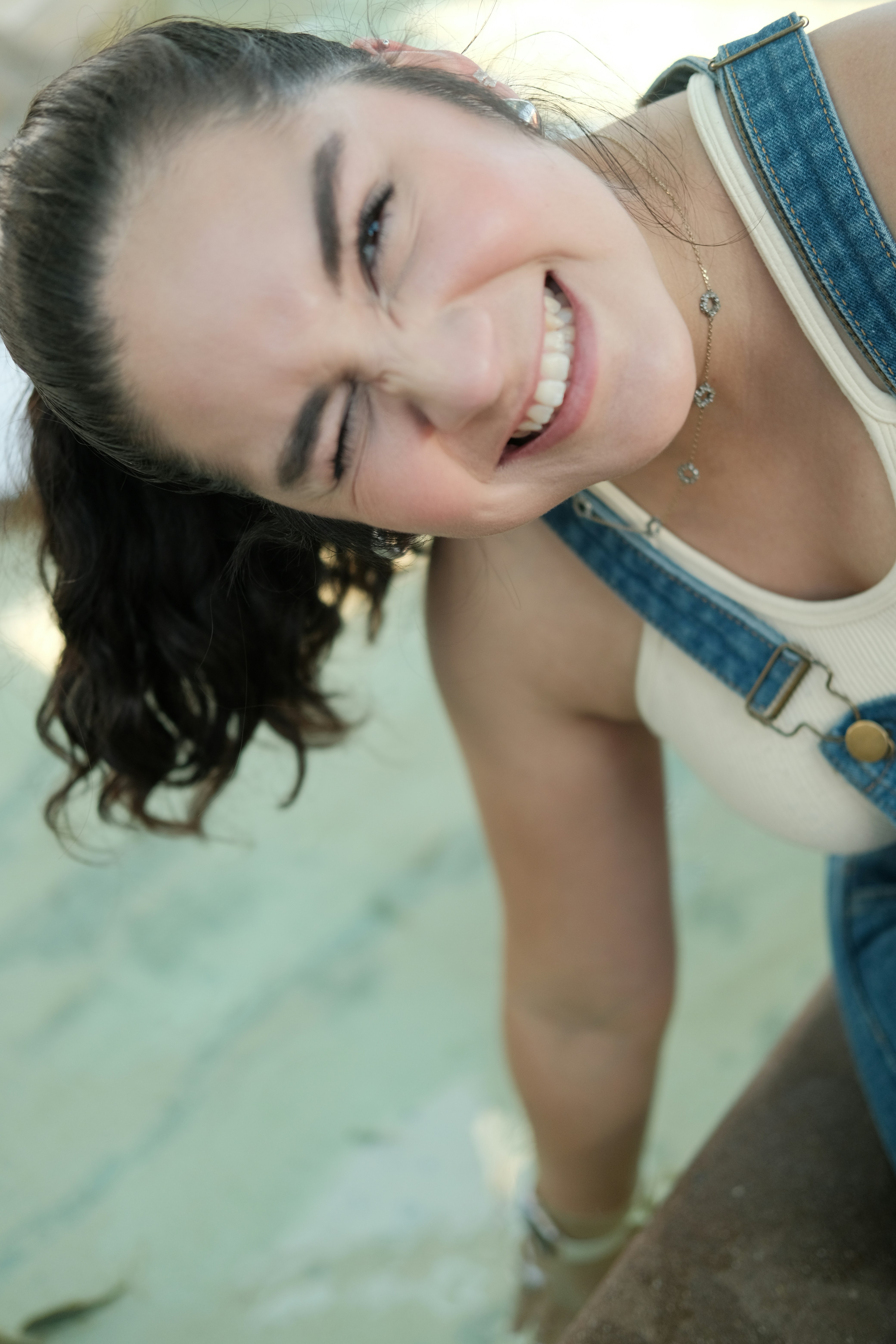 A Close-Up Smile: Playful Tilt Portrait