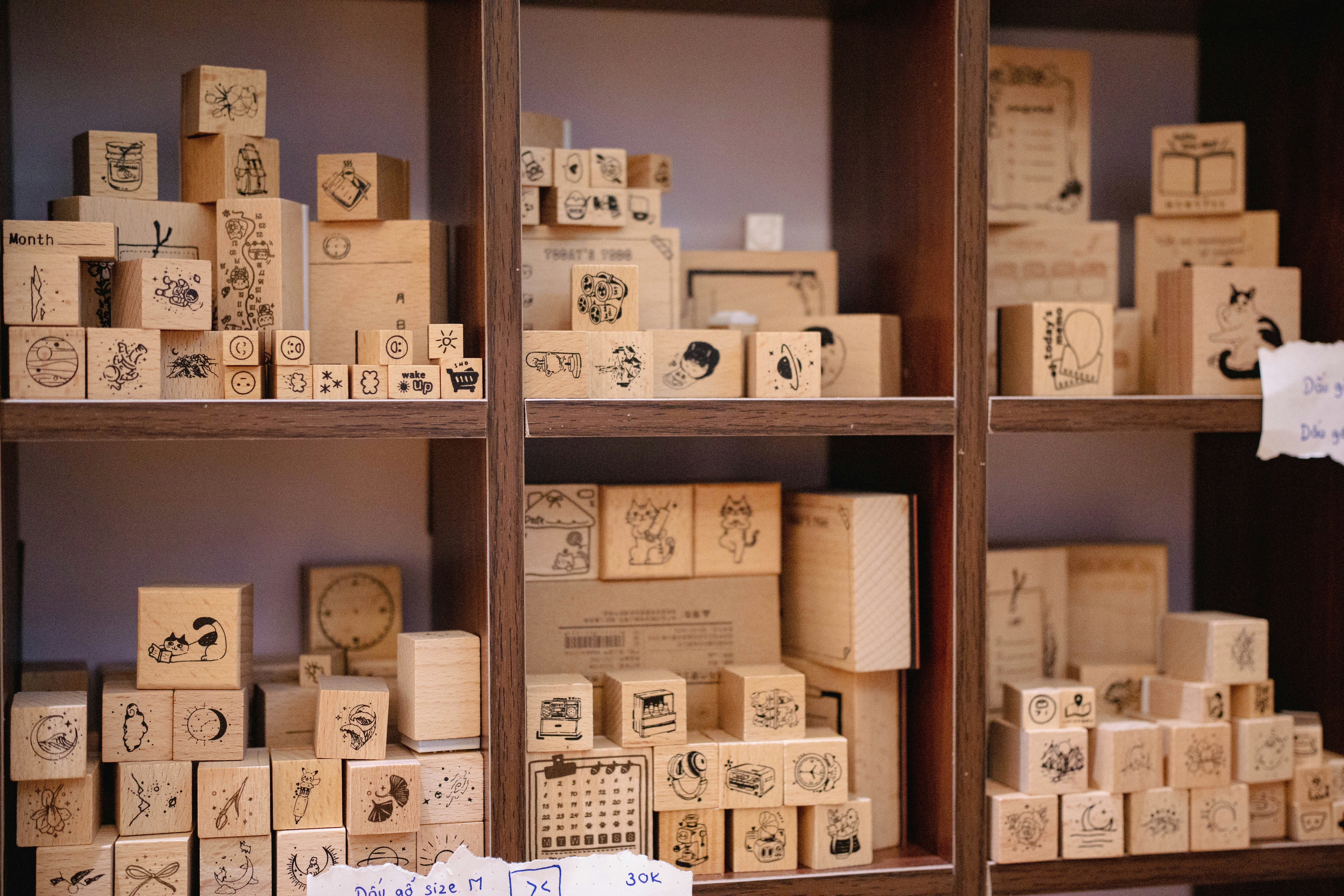 A Quiet Display: AWall of Stamp-Stamped Minis