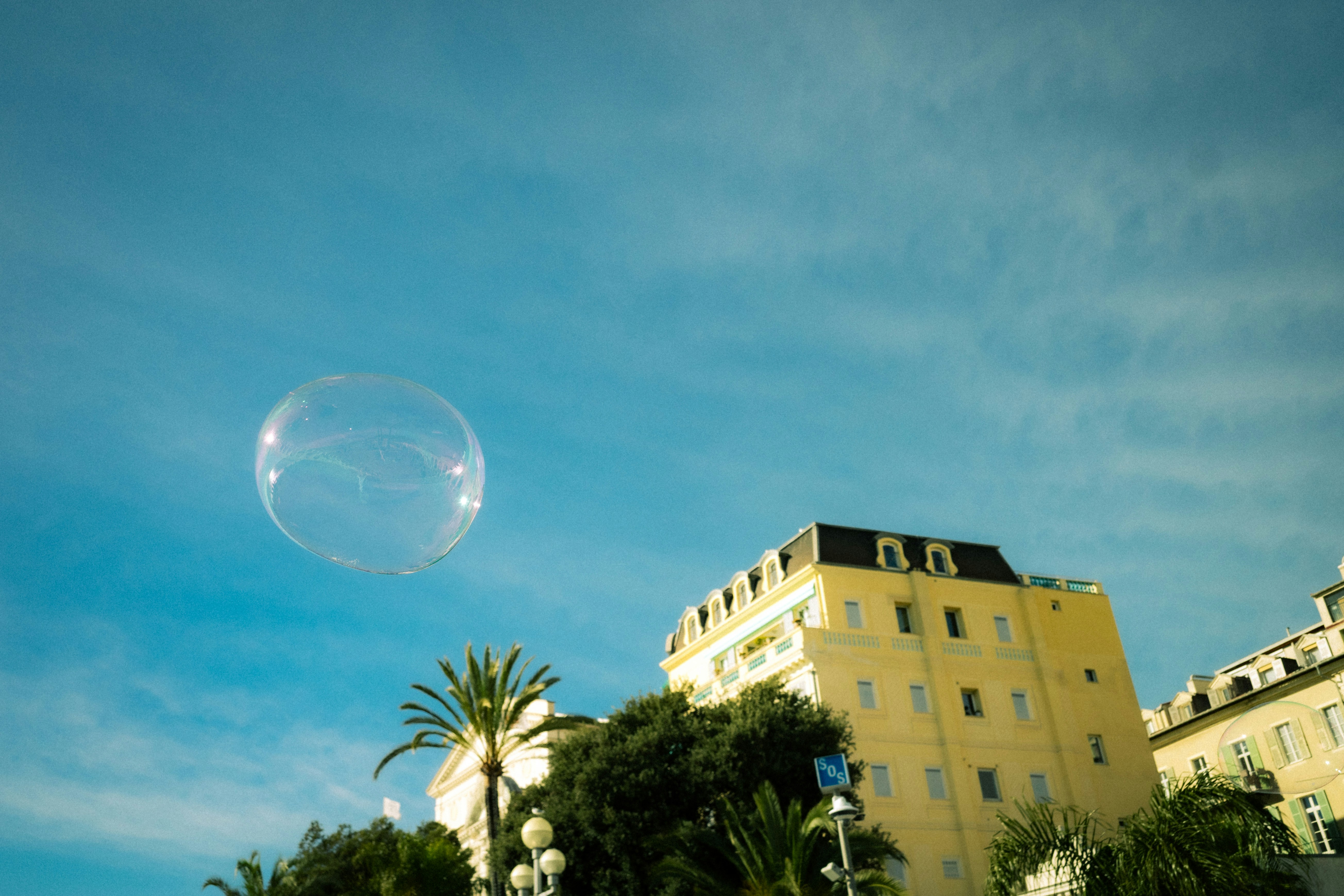 Bubble over the Mediterranean Streetscape