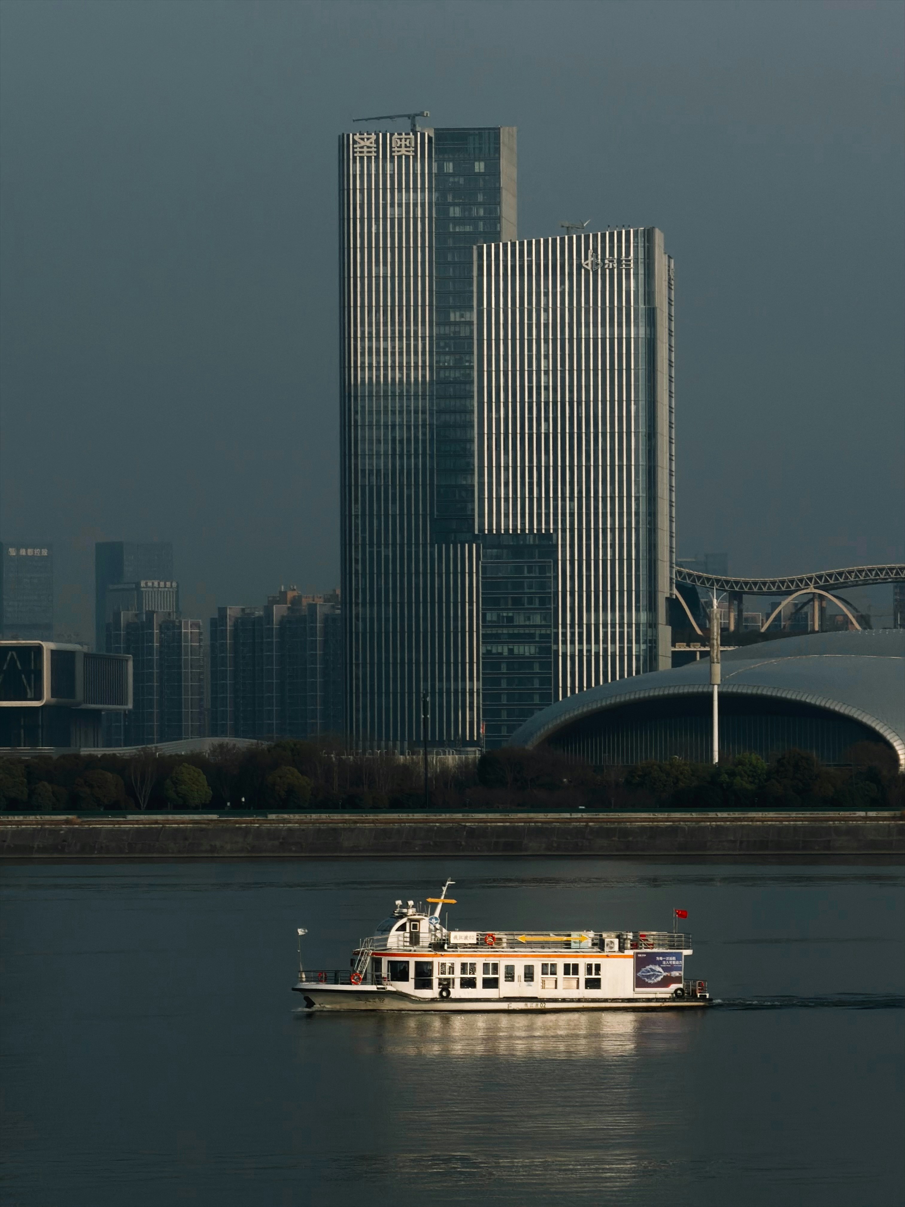 City Vessel: A Quiet Passage Beneath Skyscrapers