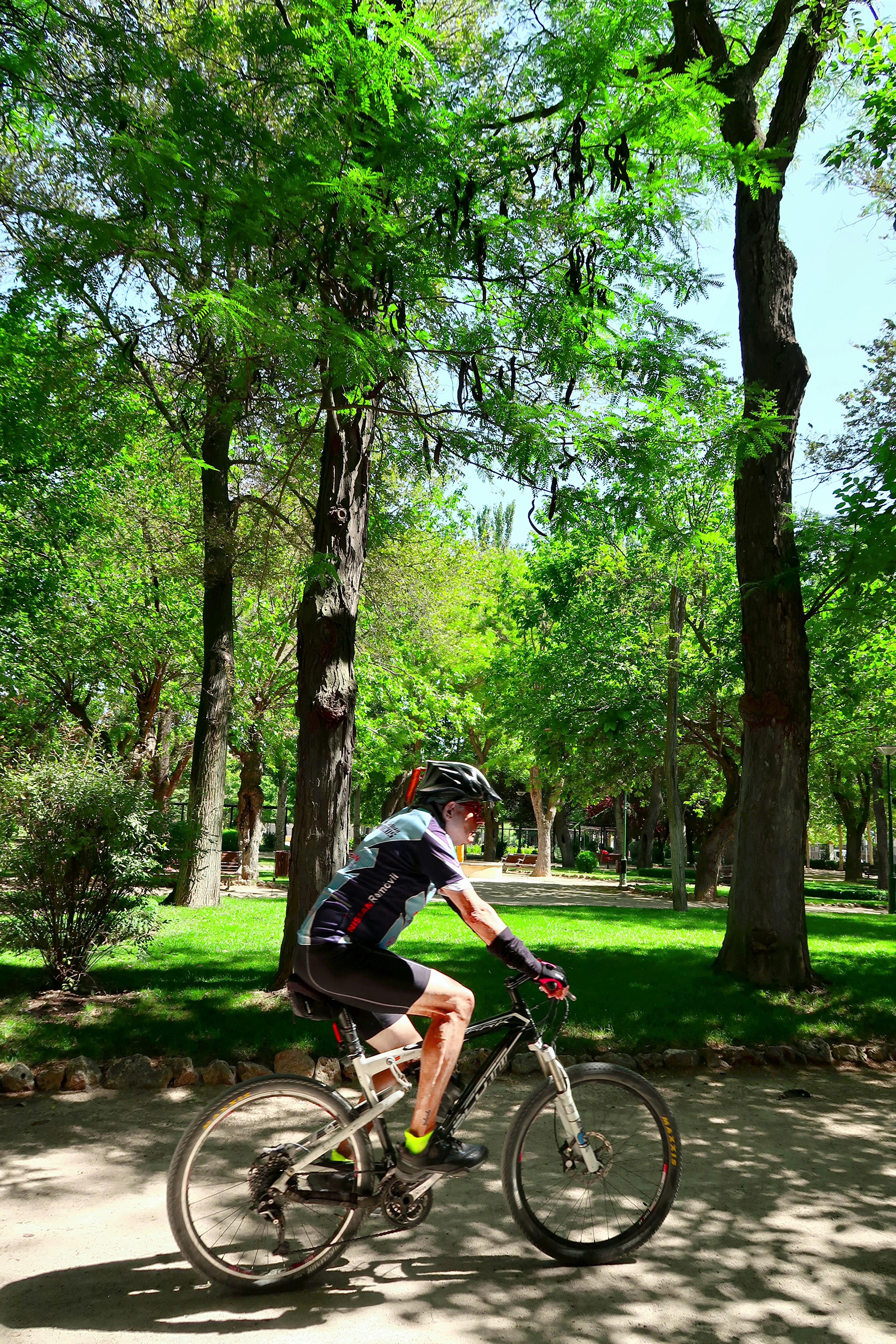 Por el parque
