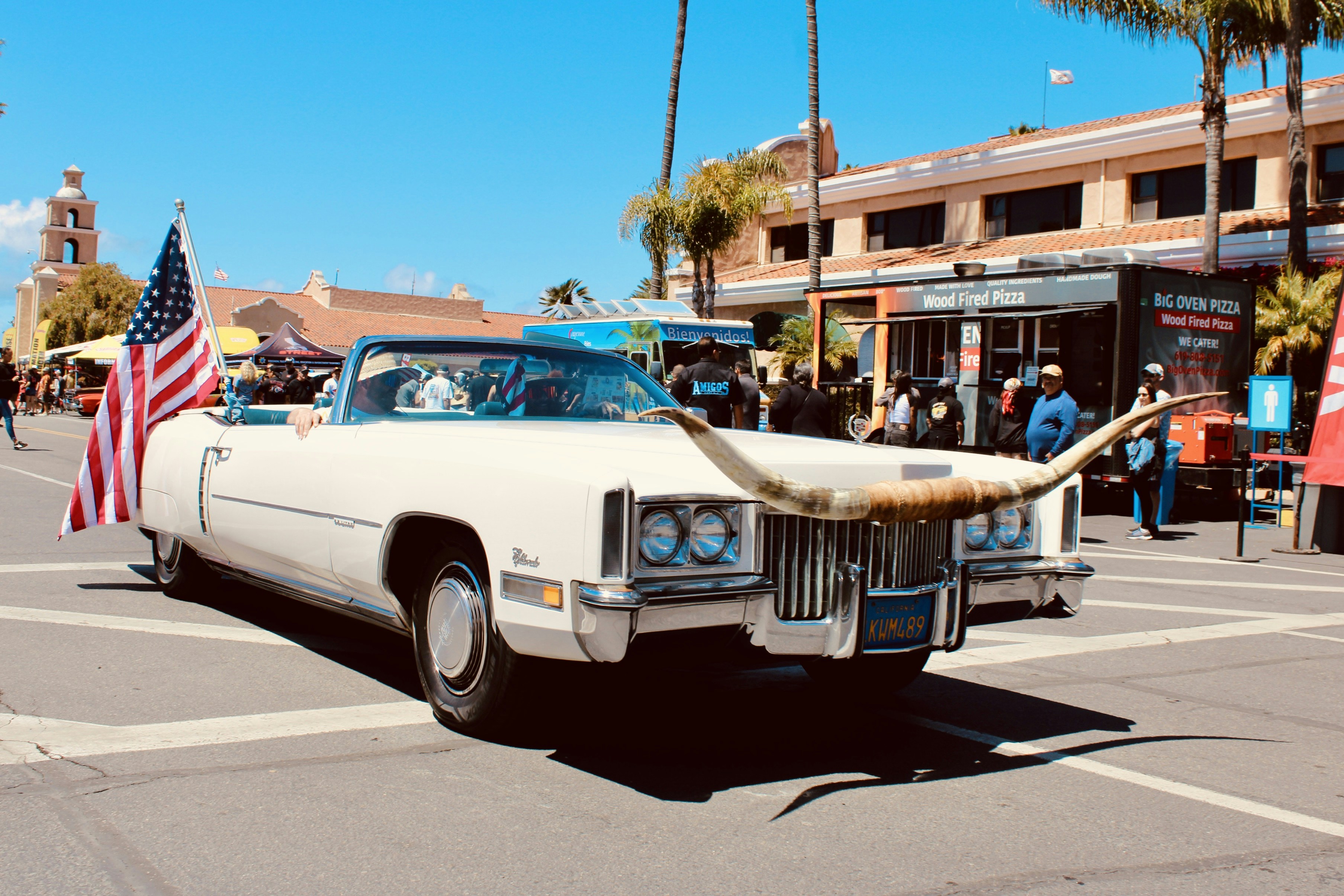 American Dream on Wheels: A Classic Convertible Parade