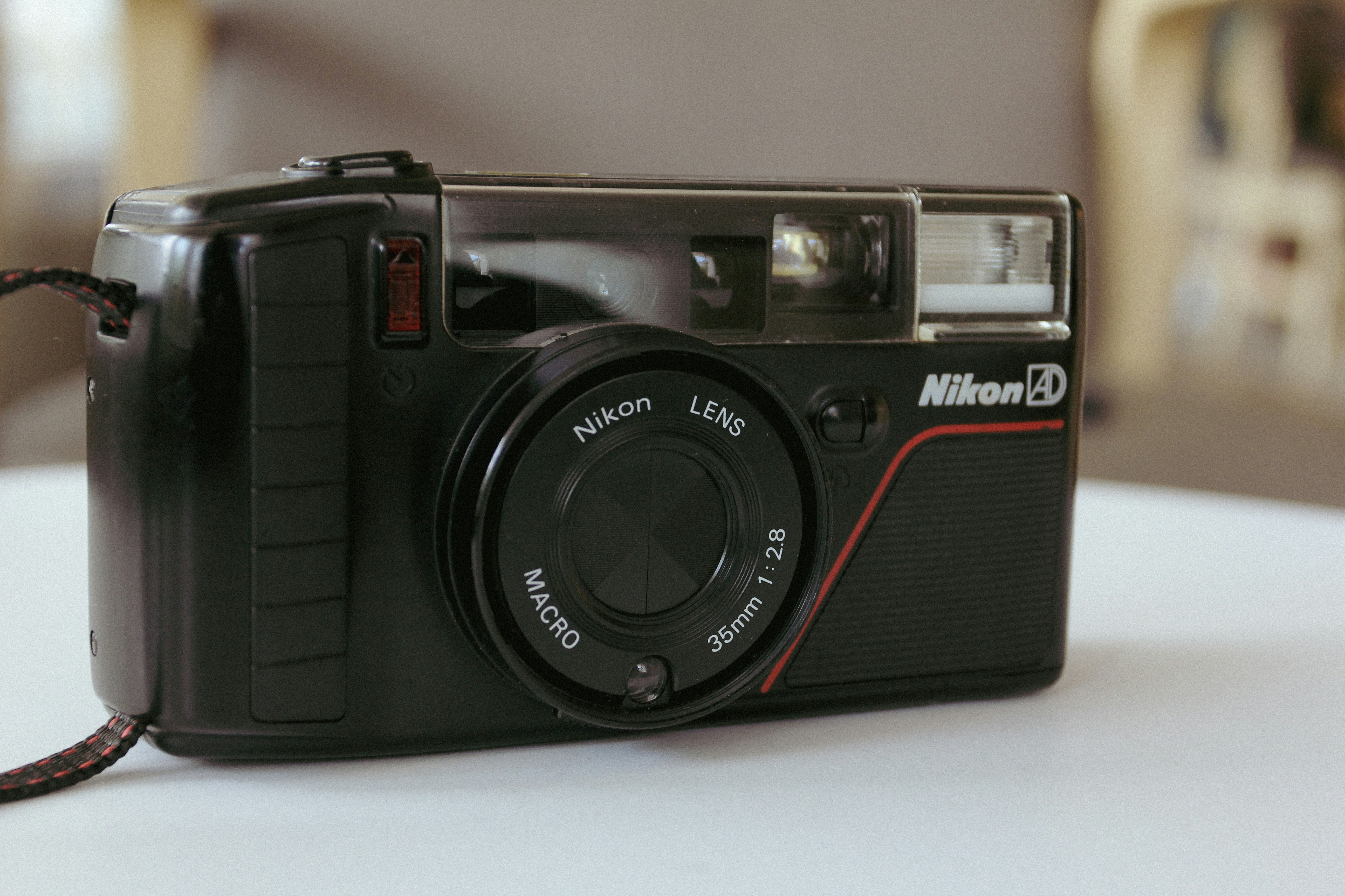Compact Nikon Point-and-Shoot with Retro Charm in Soft Focus