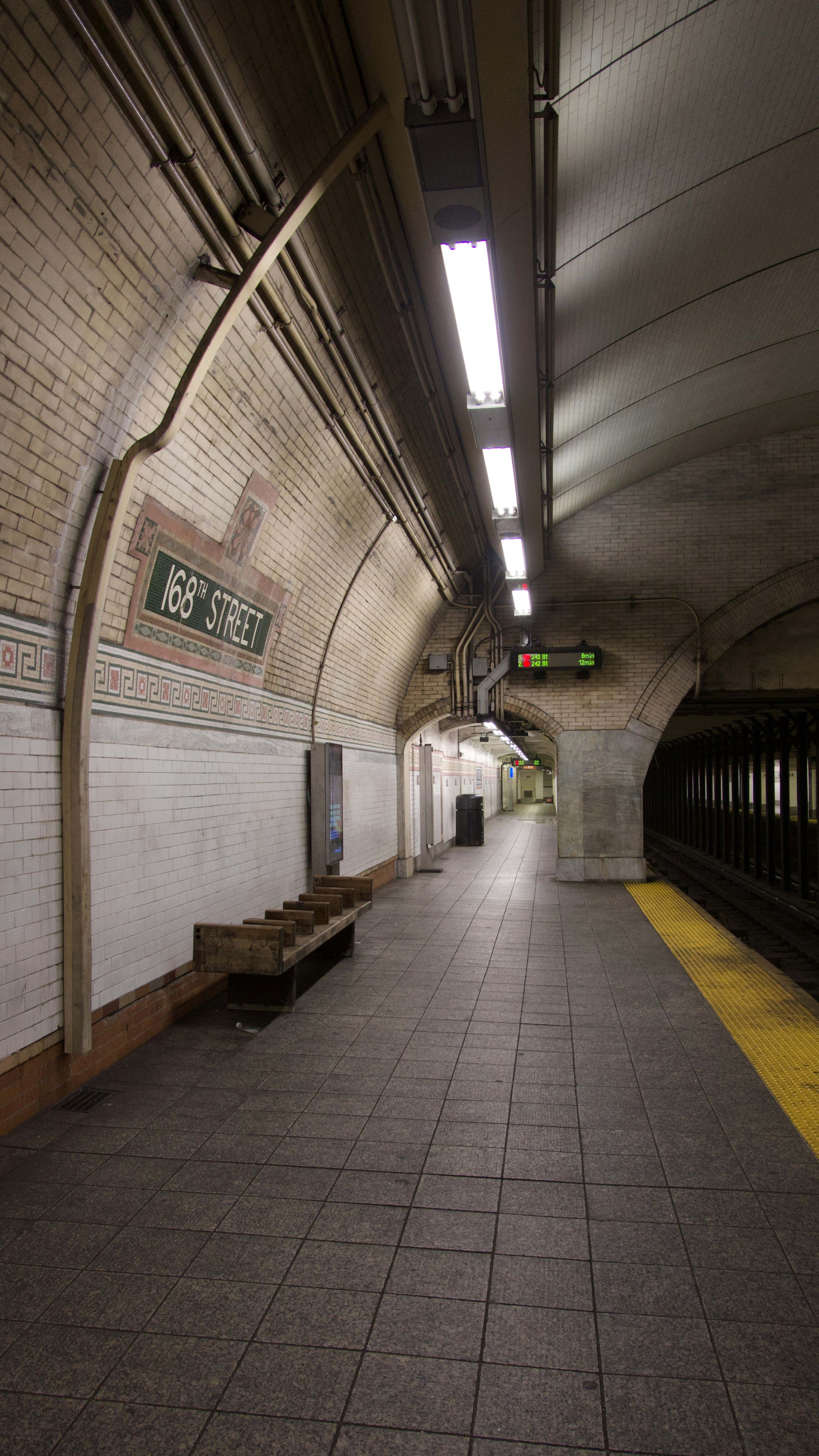 Platform Quiet: 168th Street's Timeless Passage