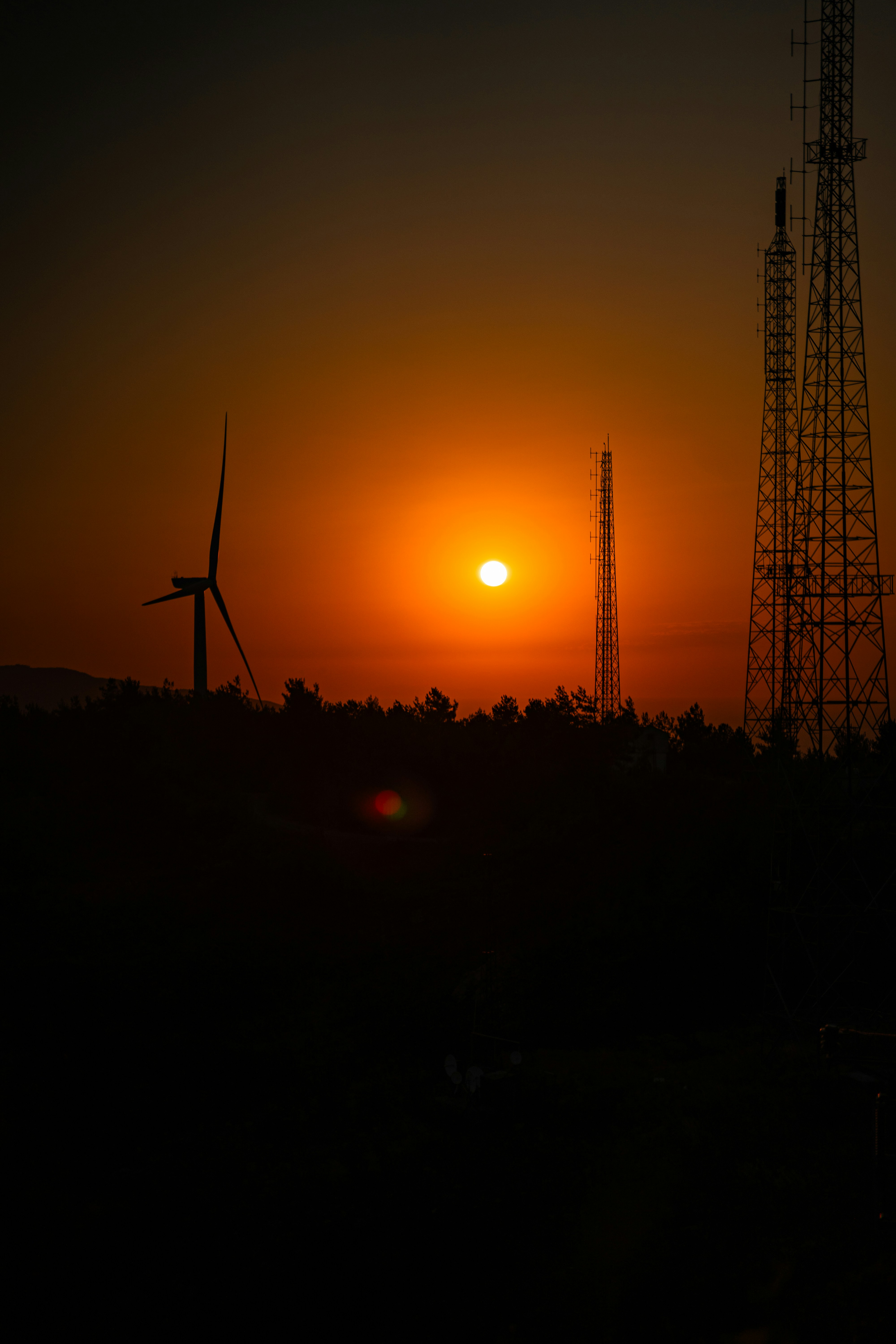 Sun Engine: A Quiet Industrial Horizon at Dusk