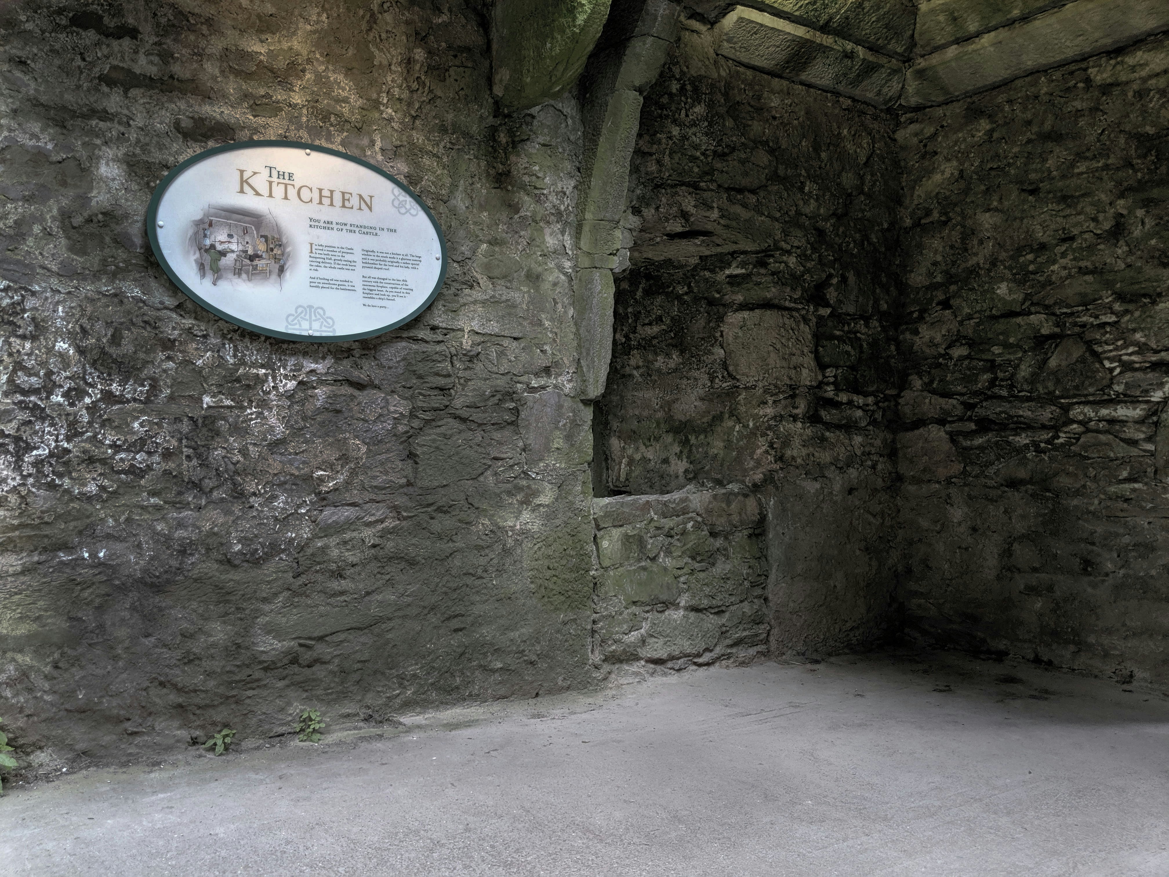 Signboard in the Stone Chamber