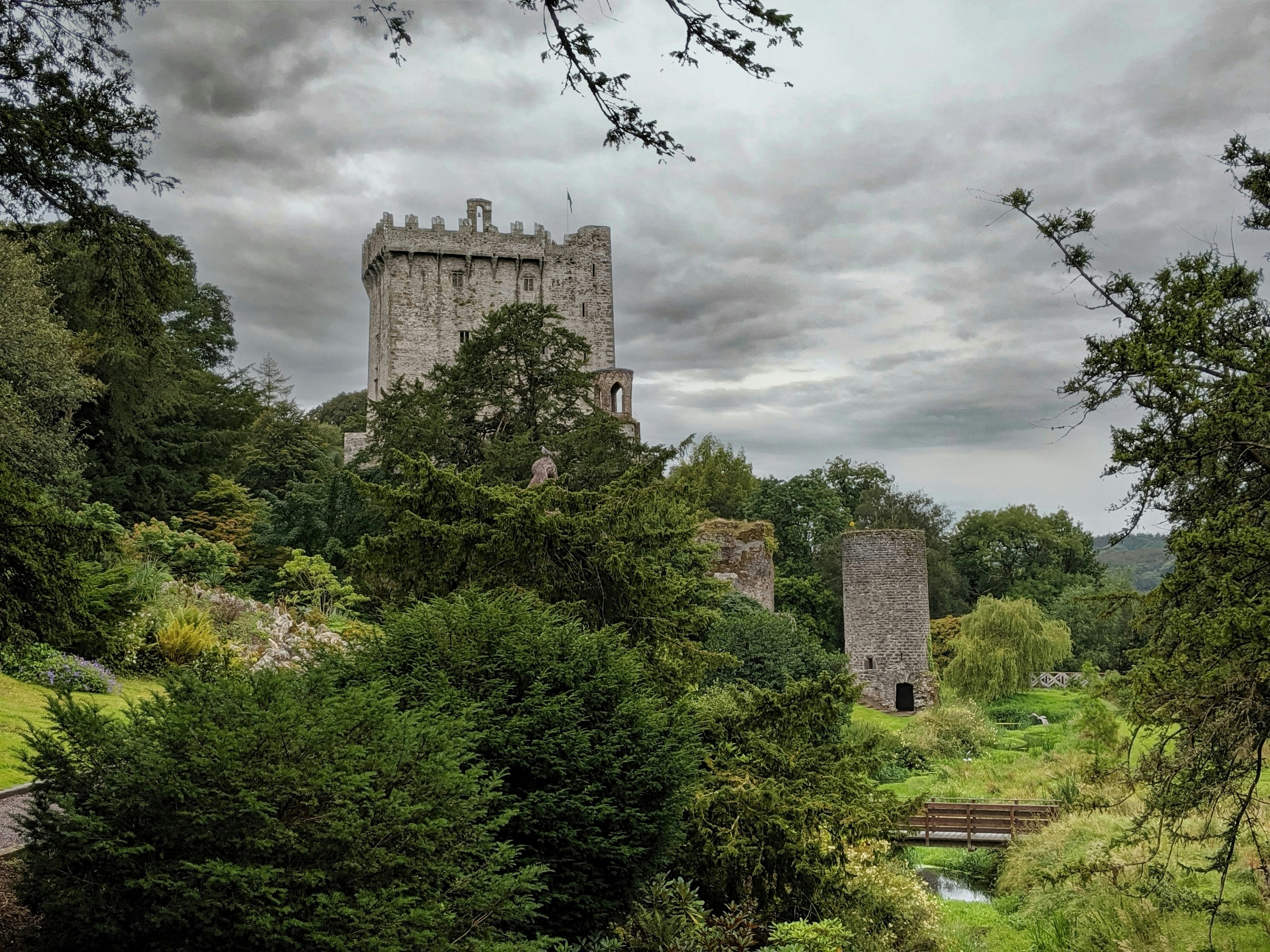 Ruined Keep Above the River: A Quiet Vista of Moss and Stones