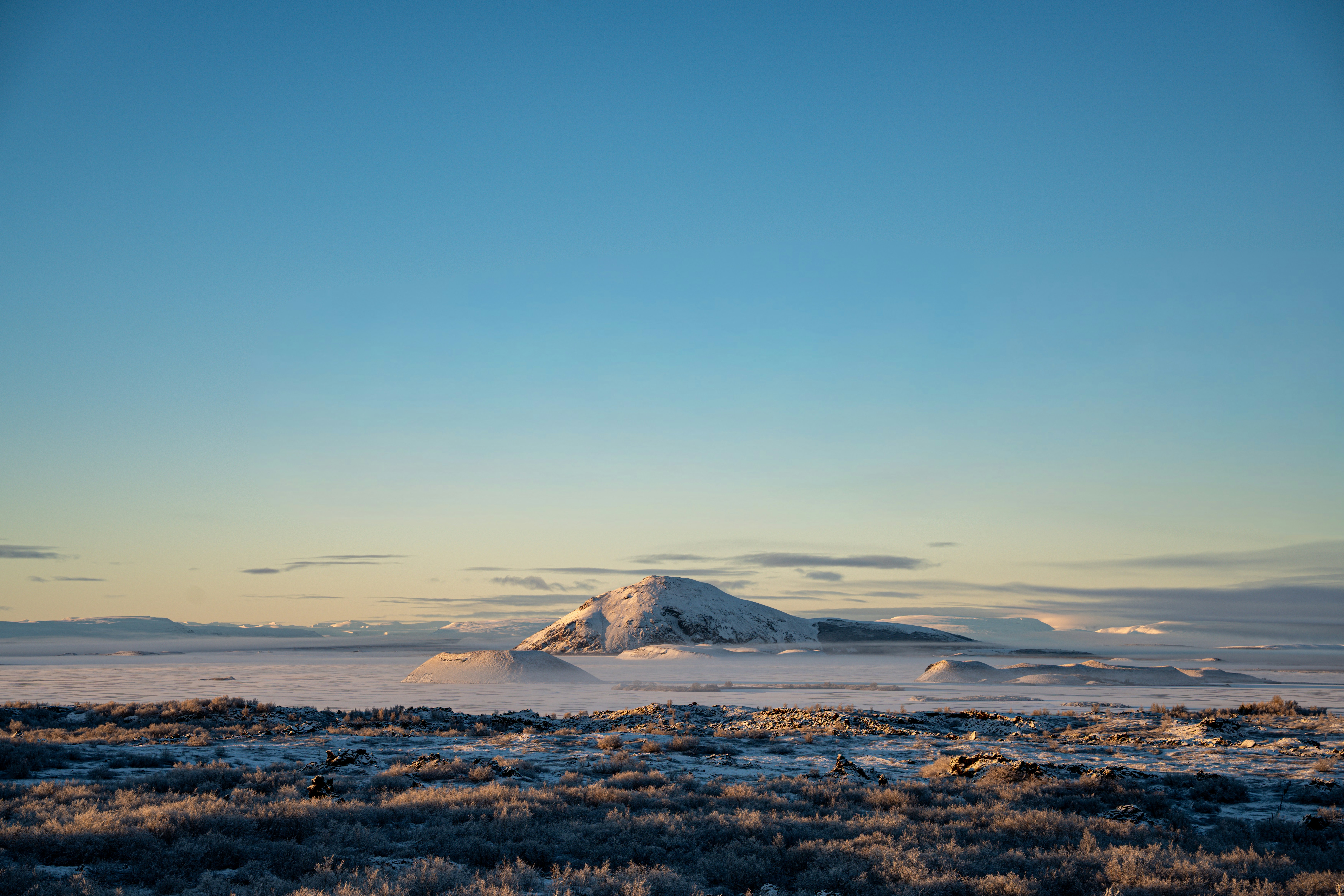 Dawn over the Snow-Wreathed Outpost