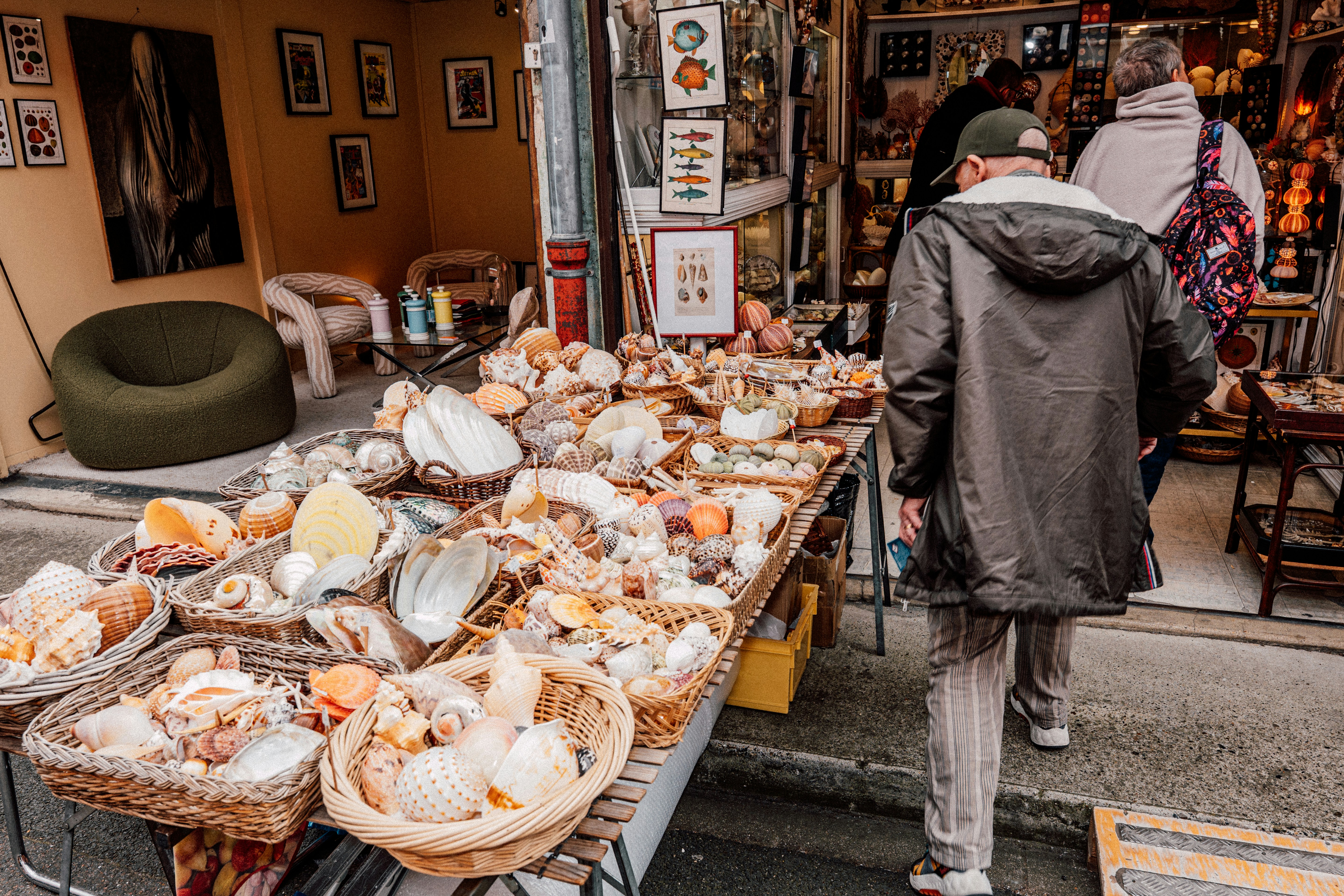 Market Stall Mosaic: A Patchwork of Pastries and Pause
