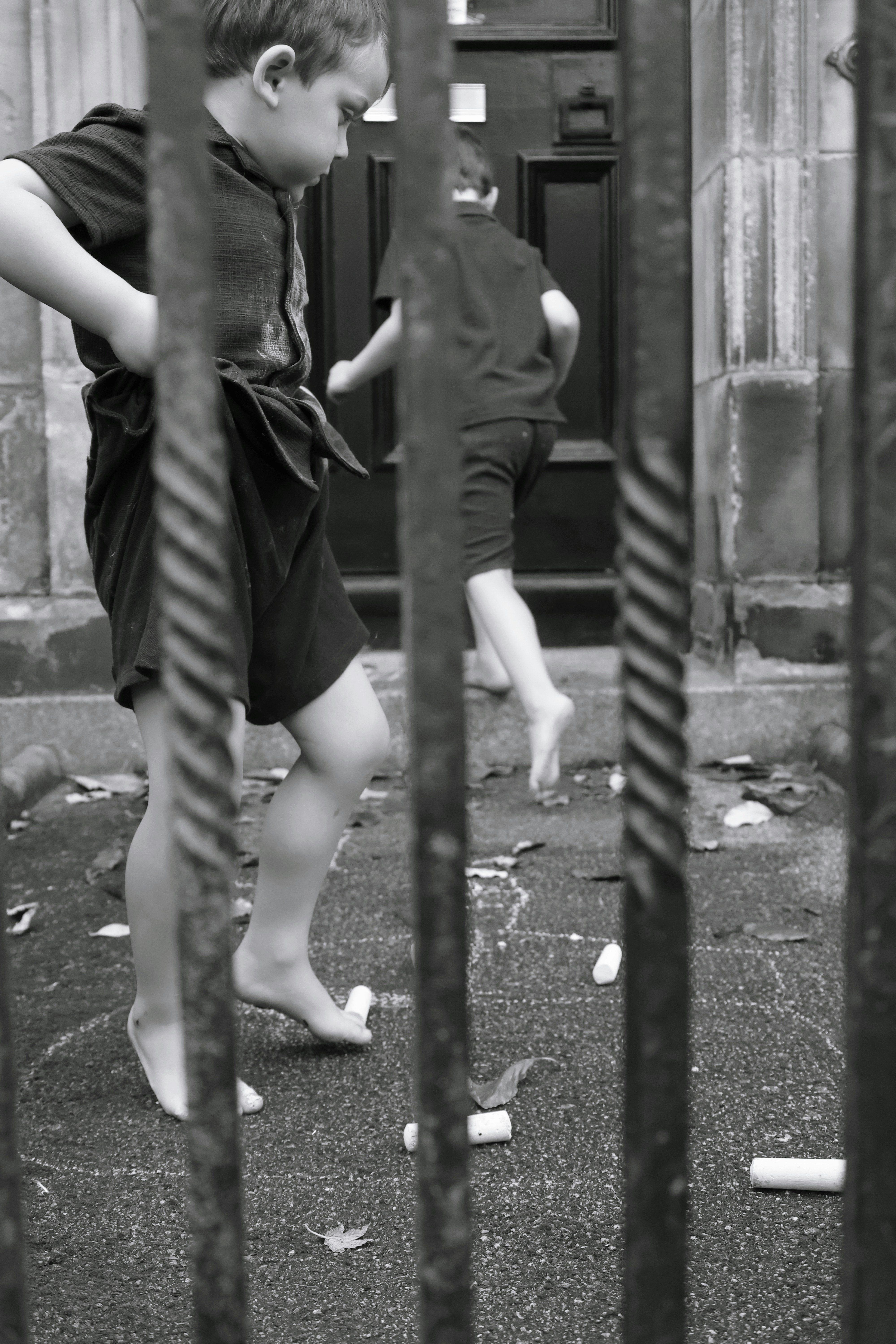 Twisted Bars and Quiet Chase: Children Between Gates