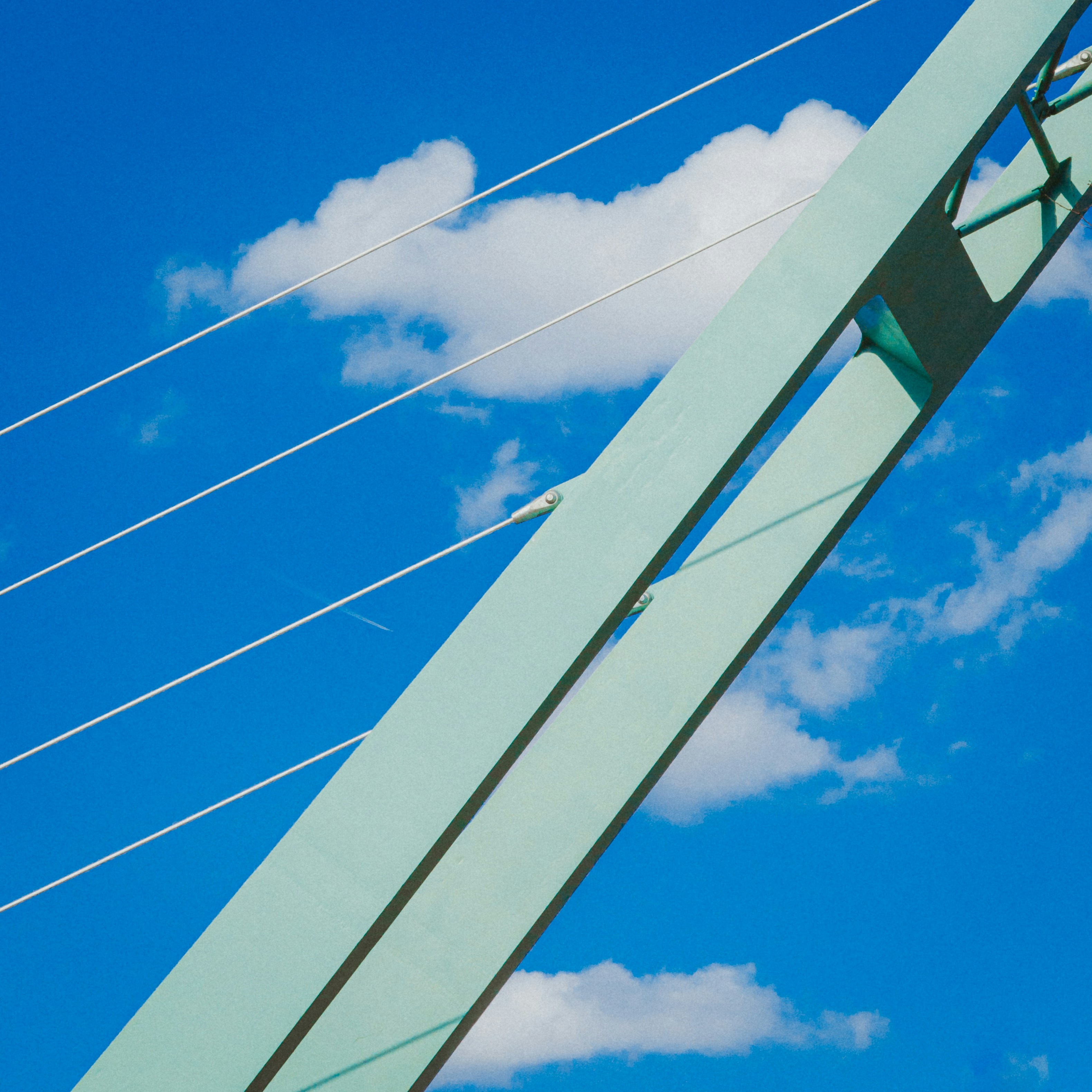 Teal Arch Soaring Against a Pristine Blue Sky
