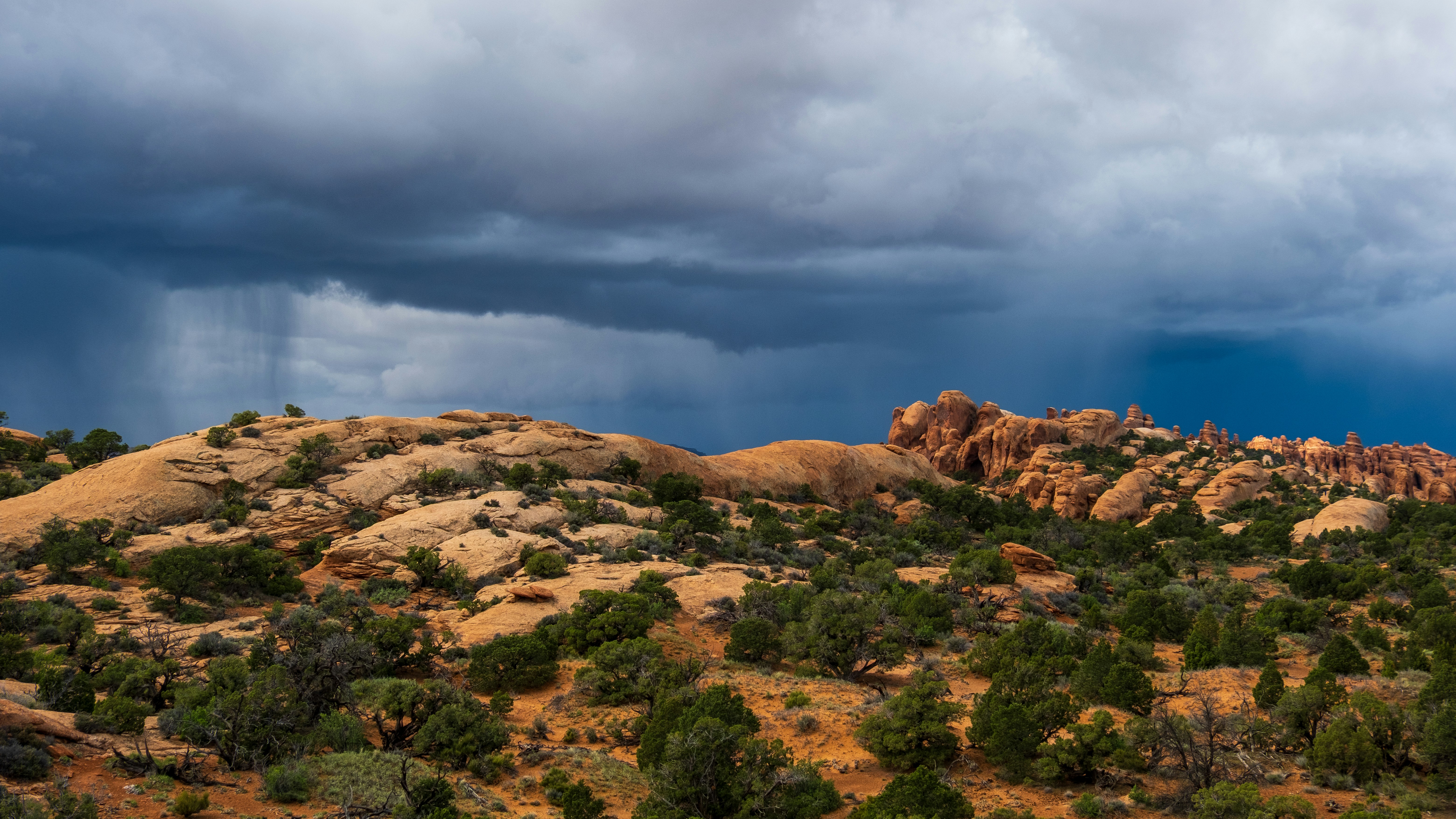 Desert Ridge in the Storm’s Shadow