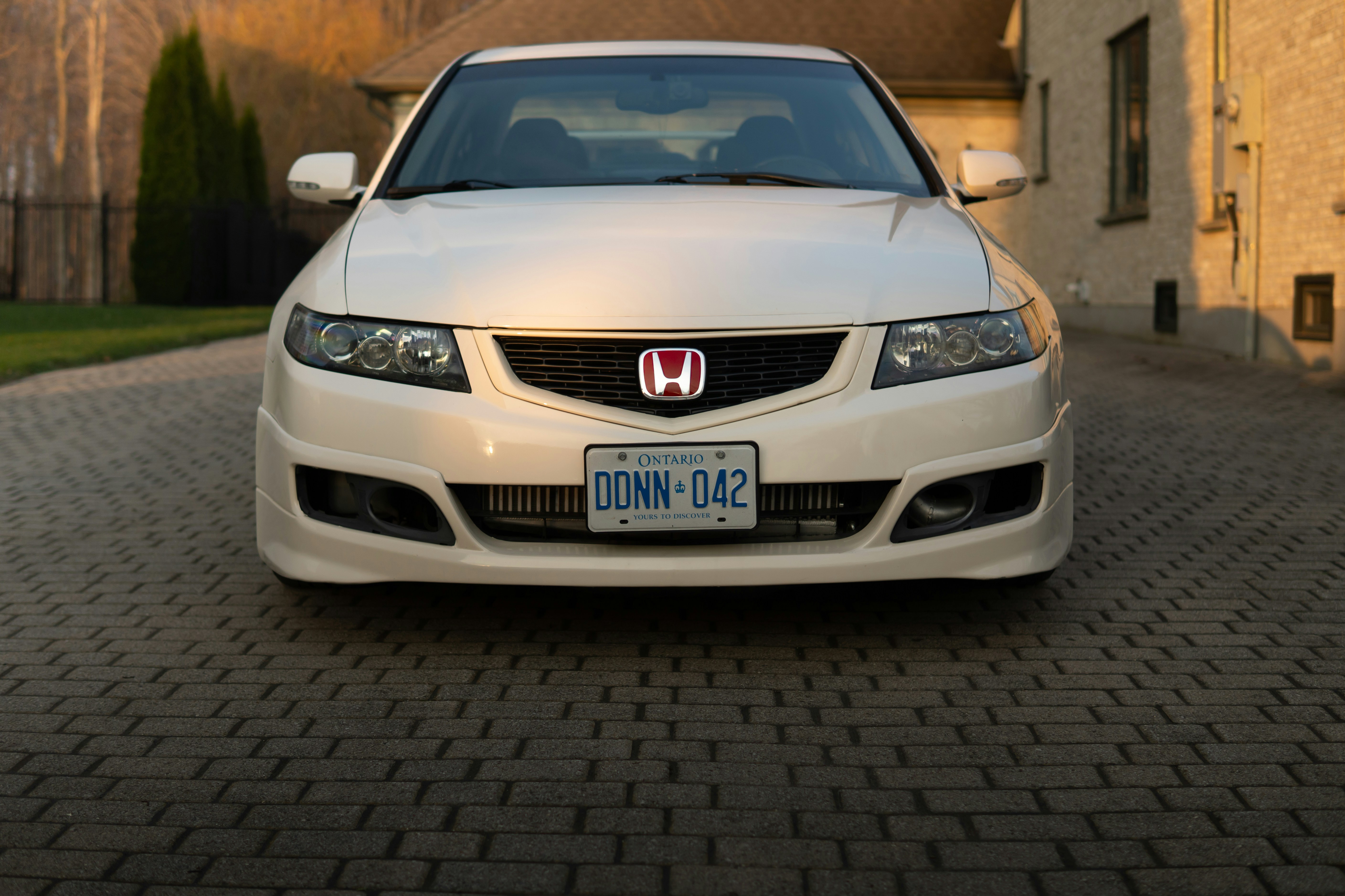 Front-Focused Harmony: The Honda in a Quiet Driveway