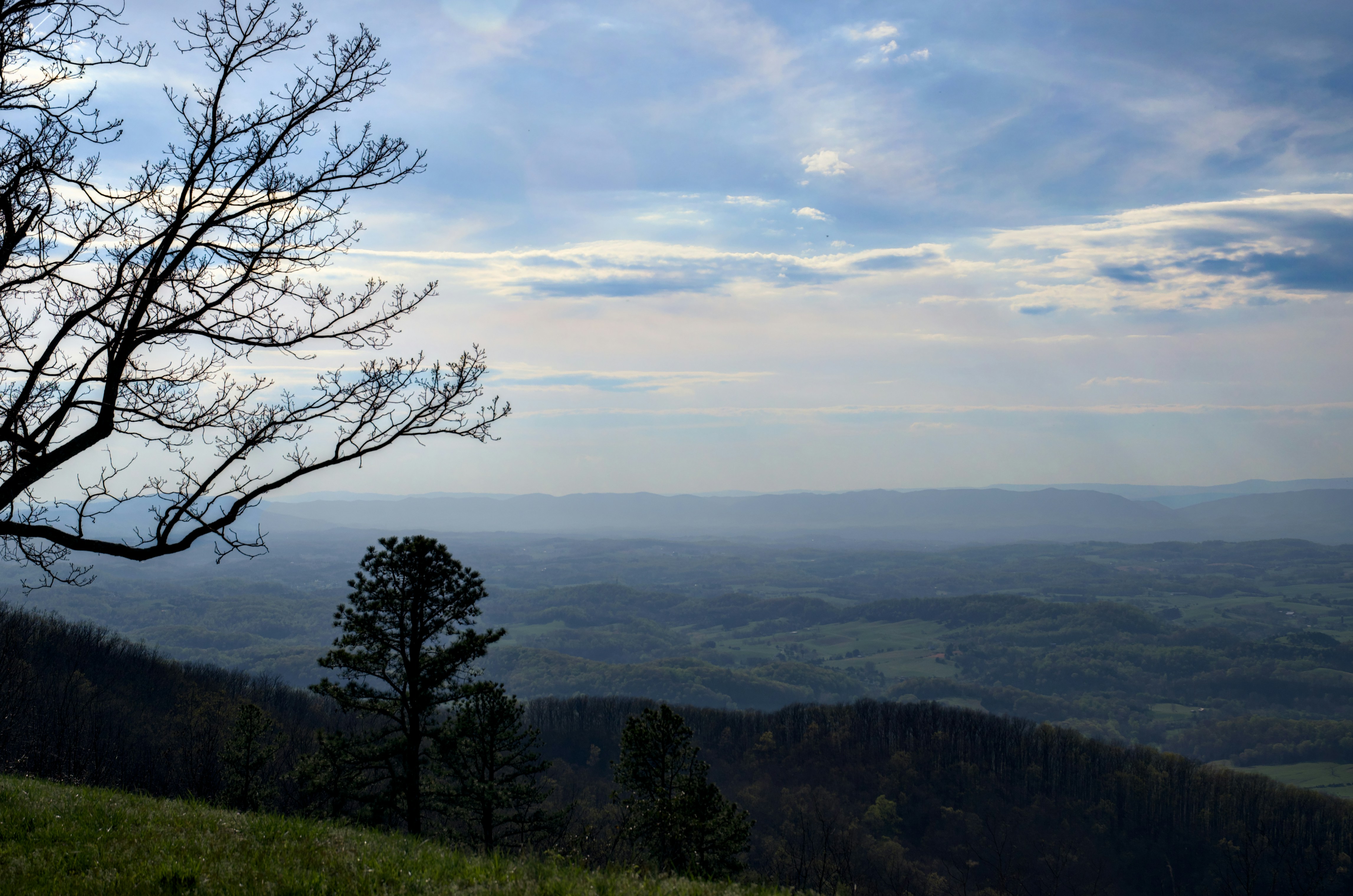Ridge Valley at Distant Dawn