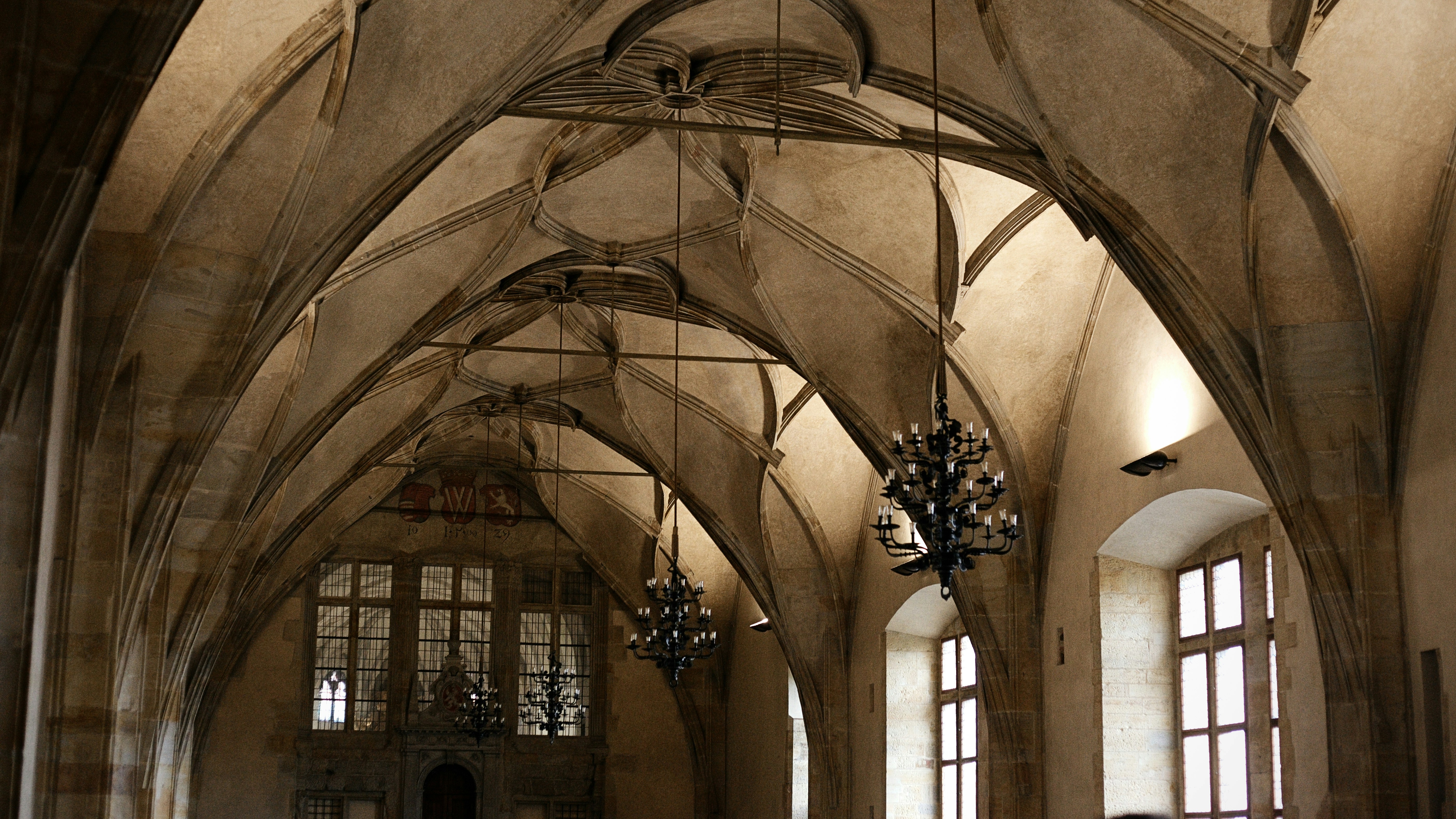 Ribbed Vaults and Hanging Orbs: A Cathedral of Light