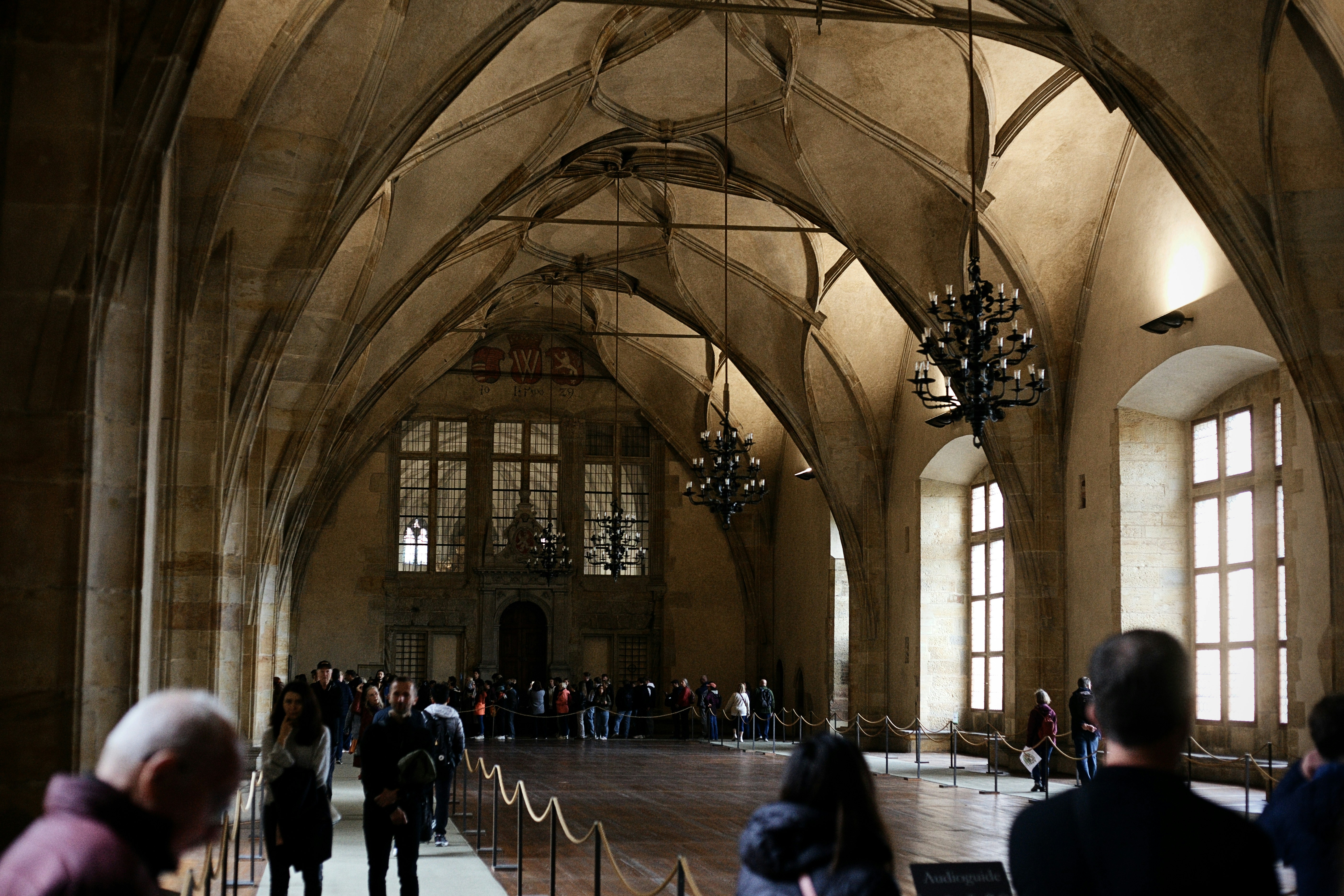 Gothic Nave Beneath Vaulted Arches