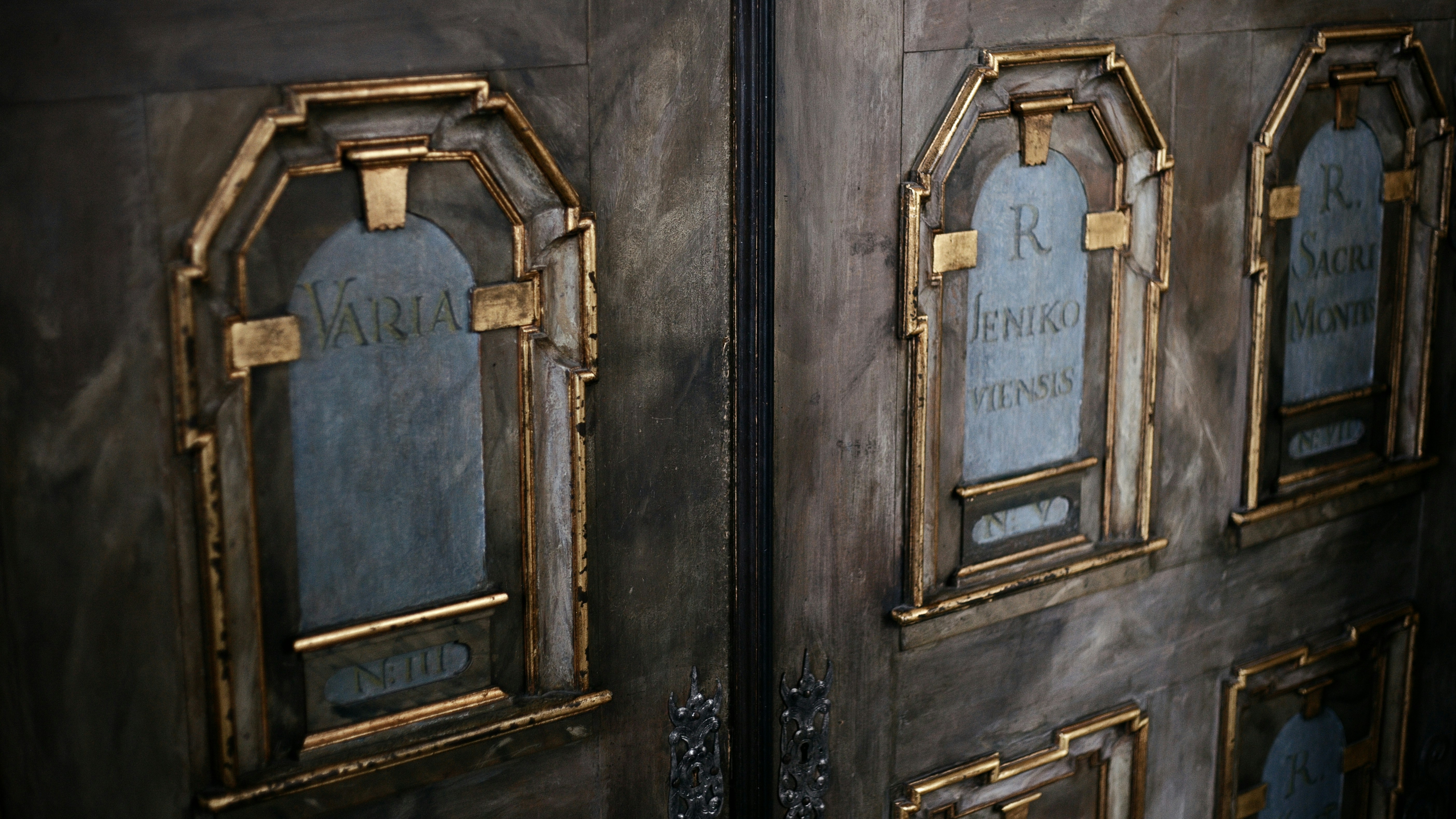 Weathered Vaults: An Alchemy of Doors and Dusk