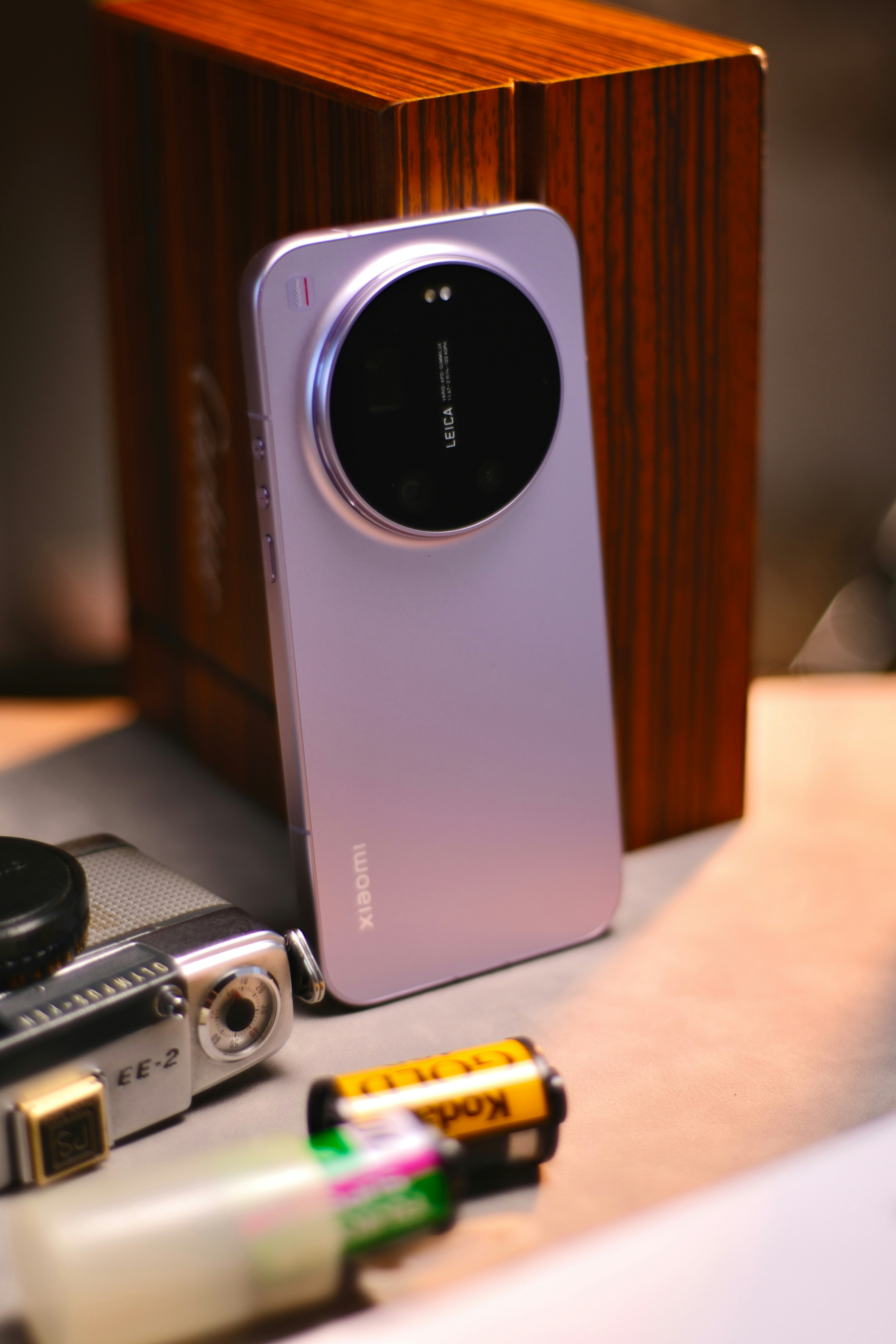 Lilac Pocket Rocket: A Fujifilm Surprise on a Minimal Studio Table