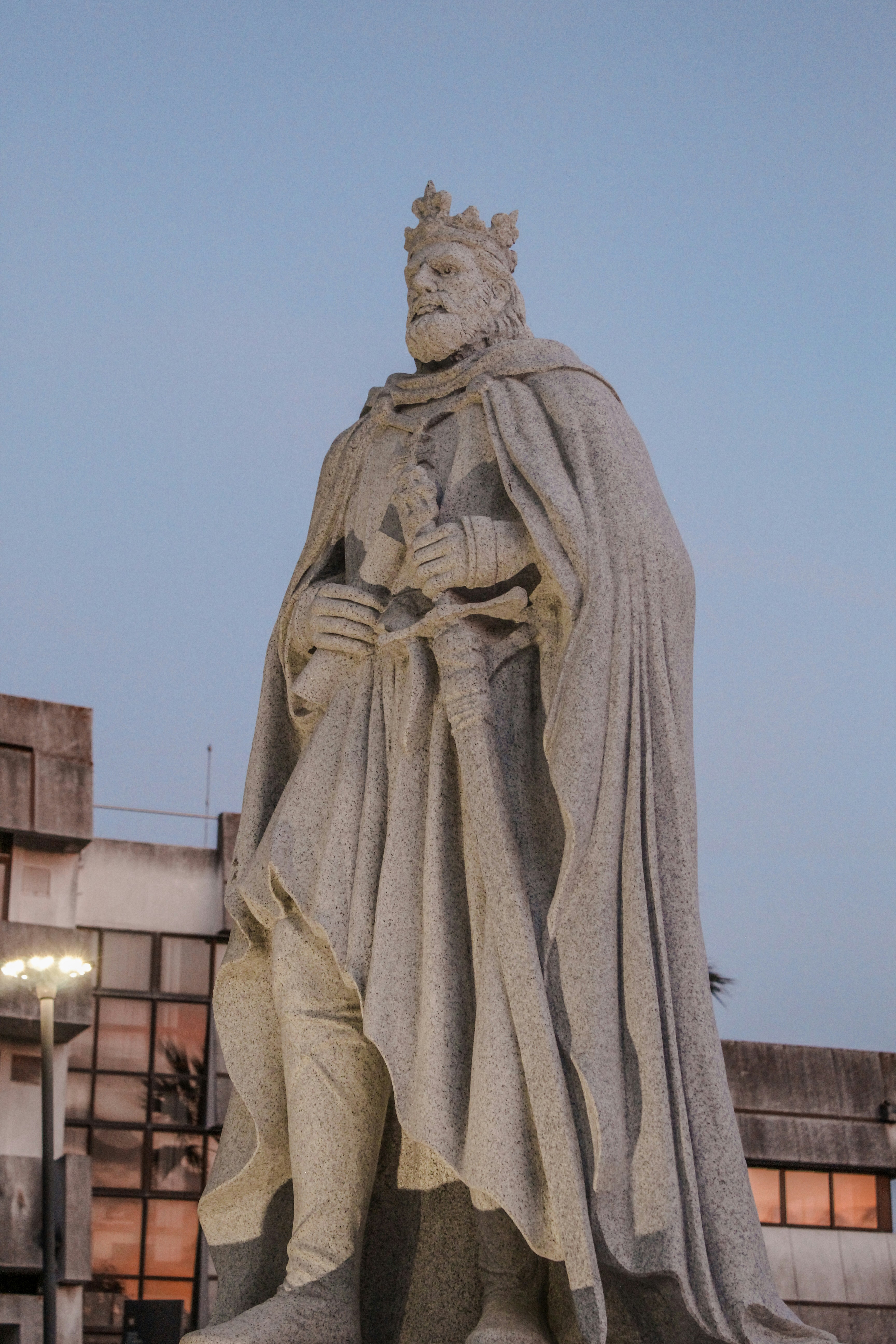 Statue of a Royal Guardian Reaching for the Sky