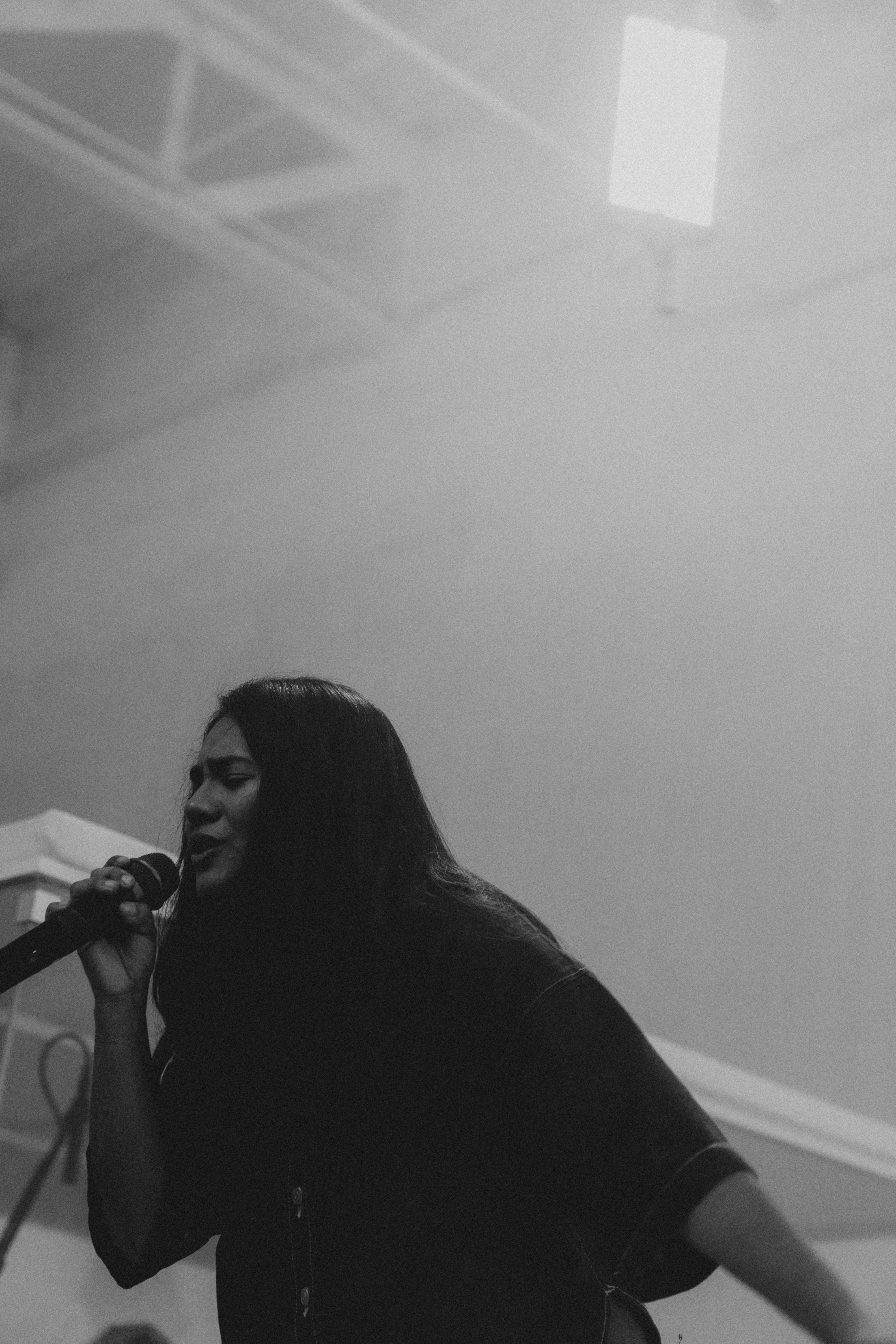 Midnight Echo: A Vocal Moment in Dim Light
