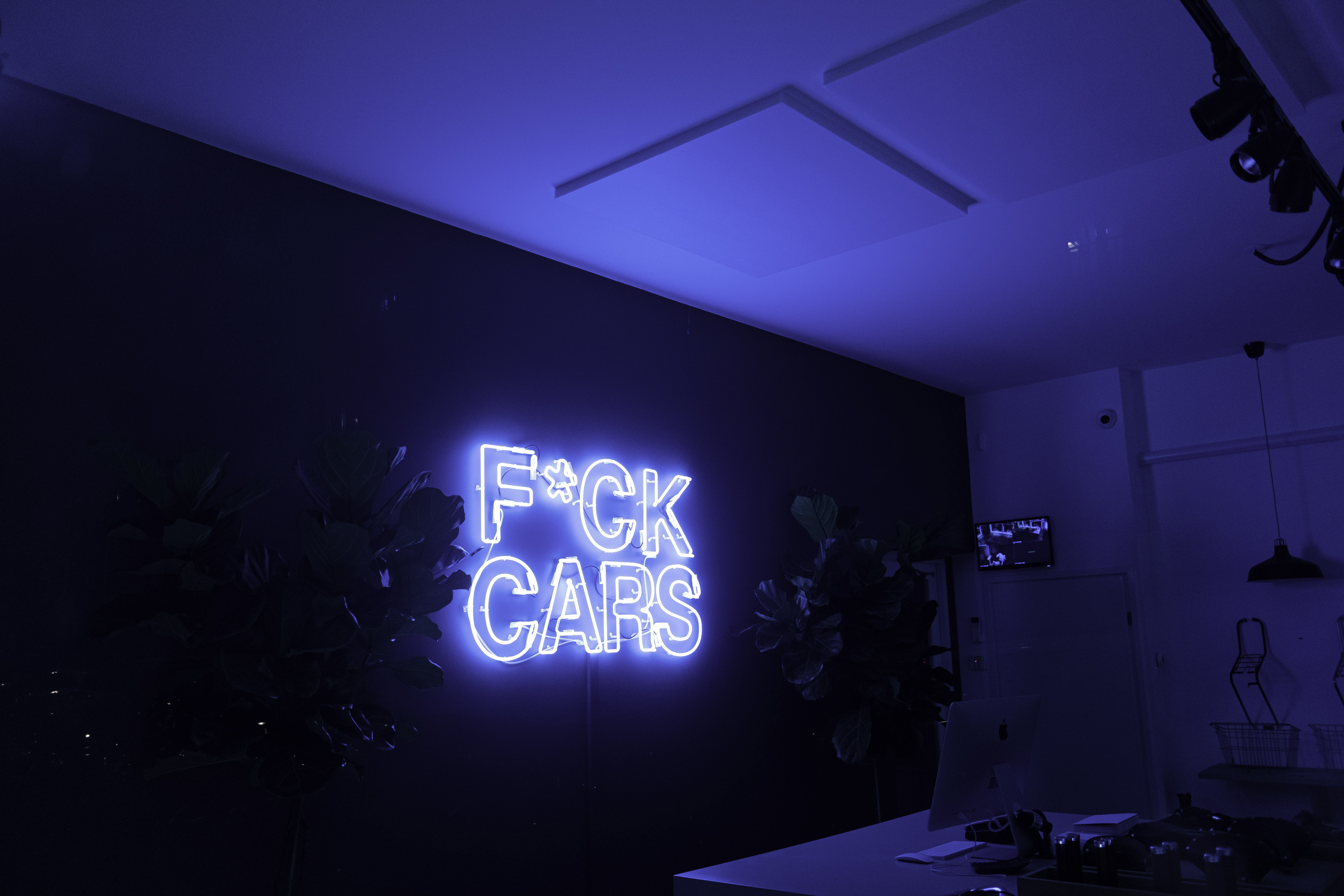 Blue Neon Outpost: The Fading Car-Free Night