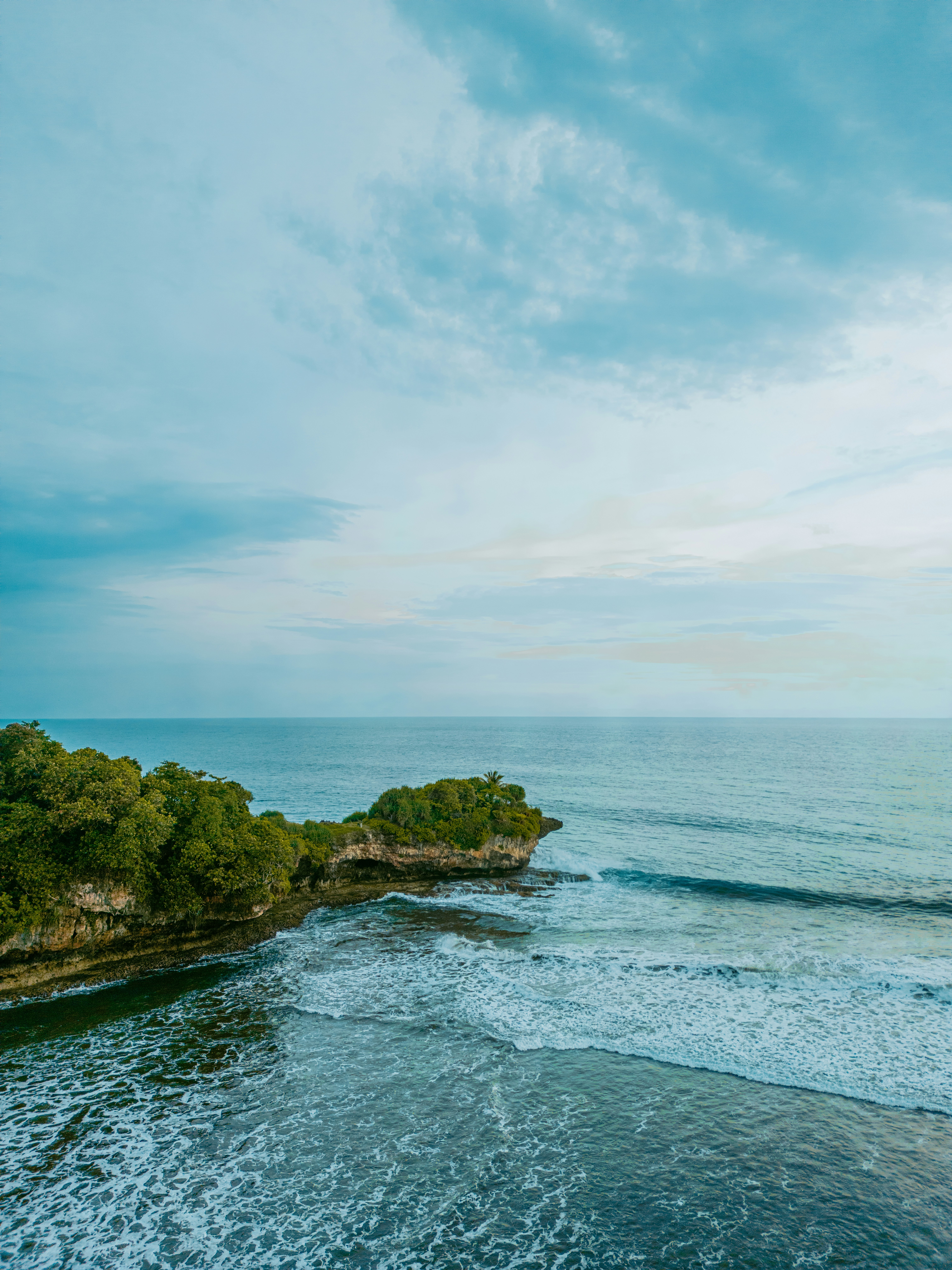 Coastal Cliffline Embraced by Calm Atlantic Light