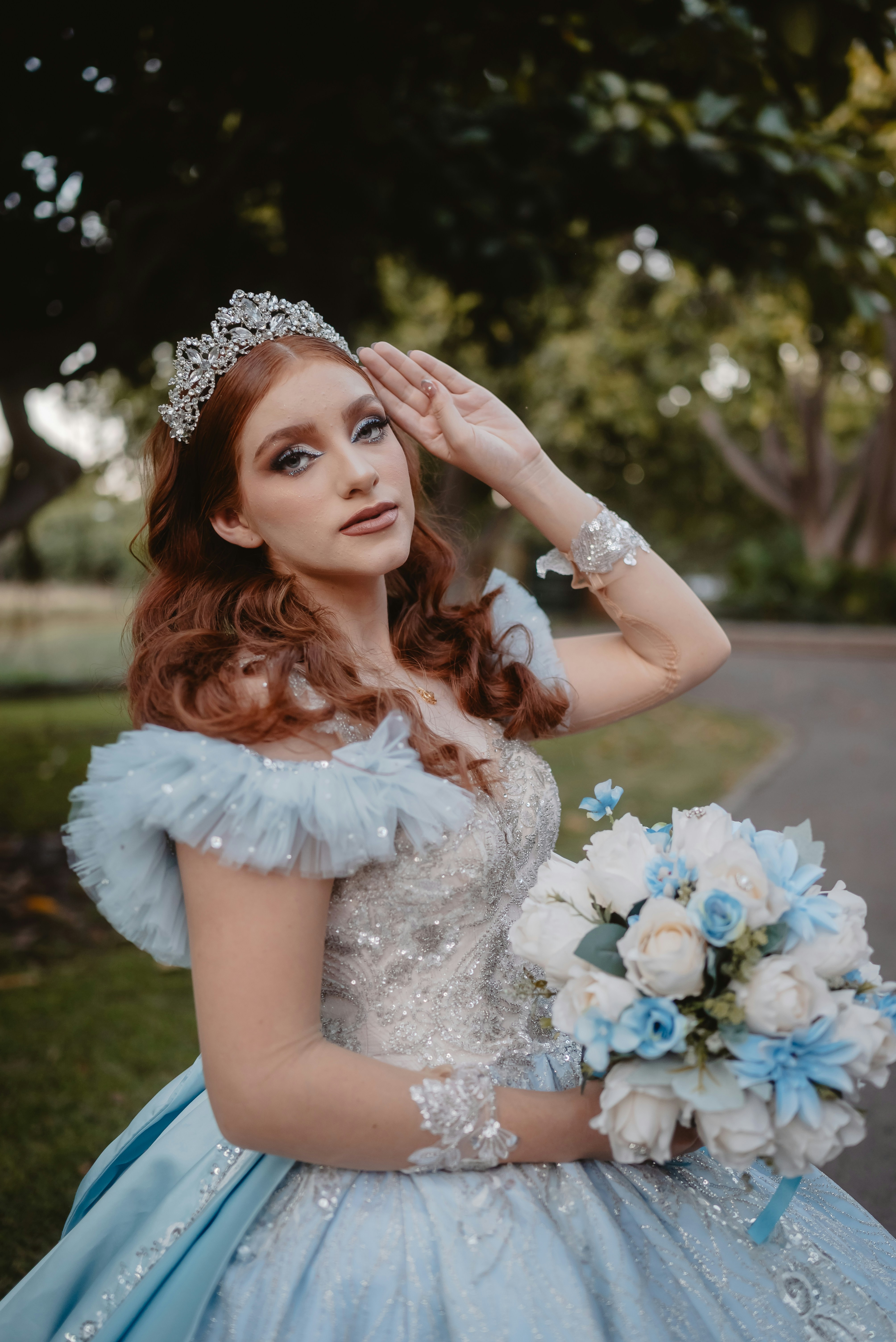 Princess in a Moonlit Gown: A Glimpse of Regality