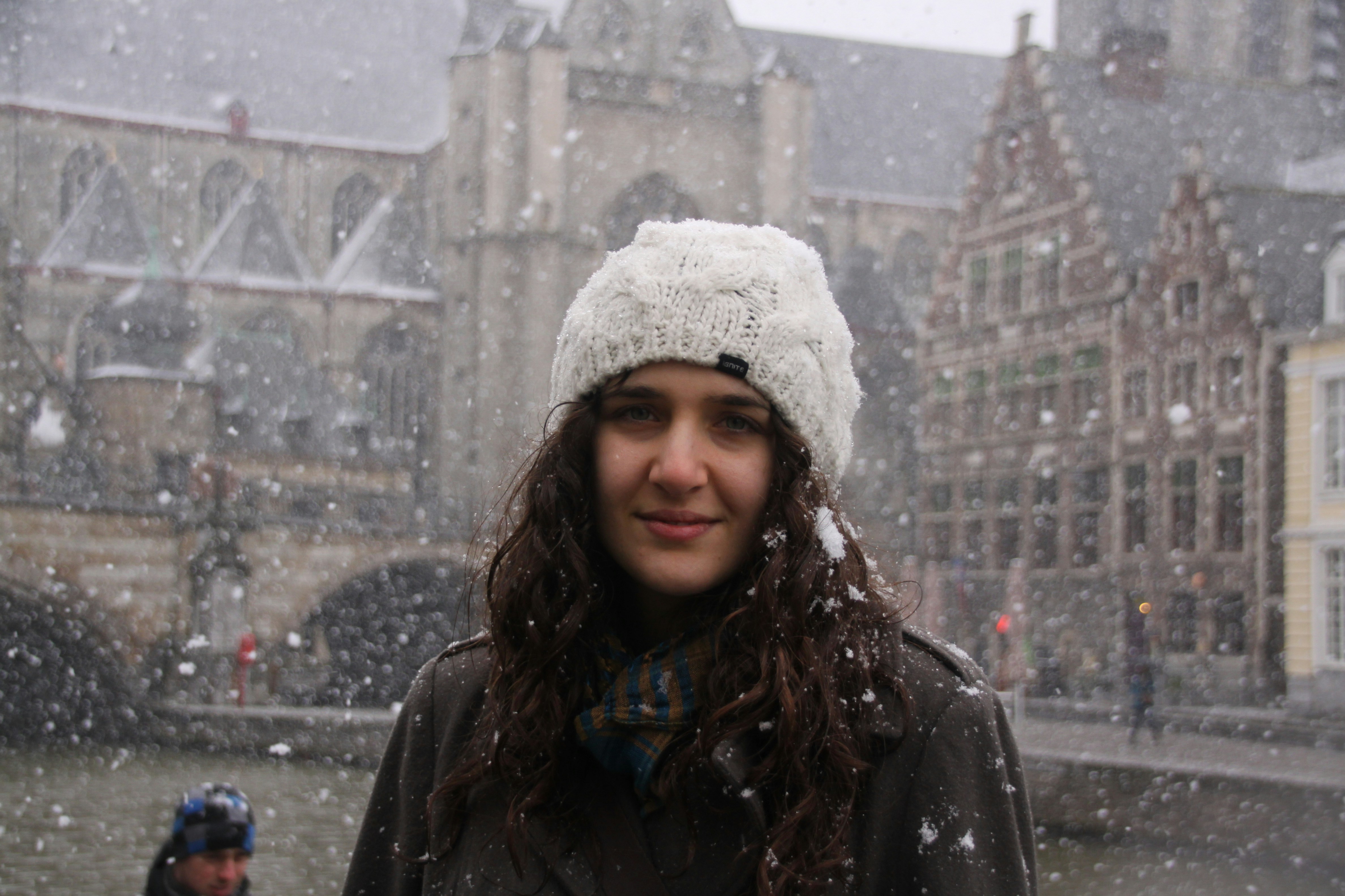 Winter Softness: A Quiet Portrait in Snowfall