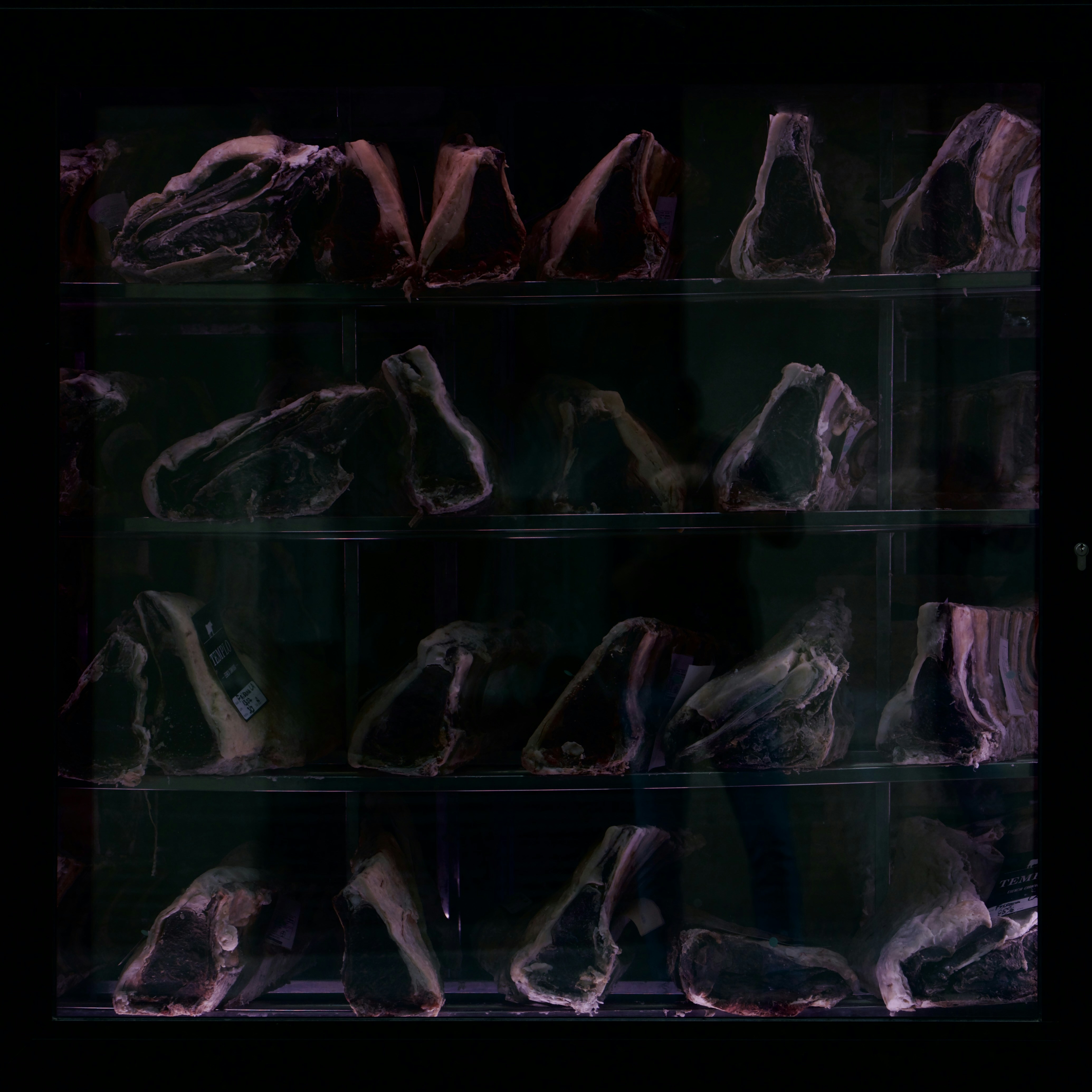 Glacial Edges in a Dim Display Case