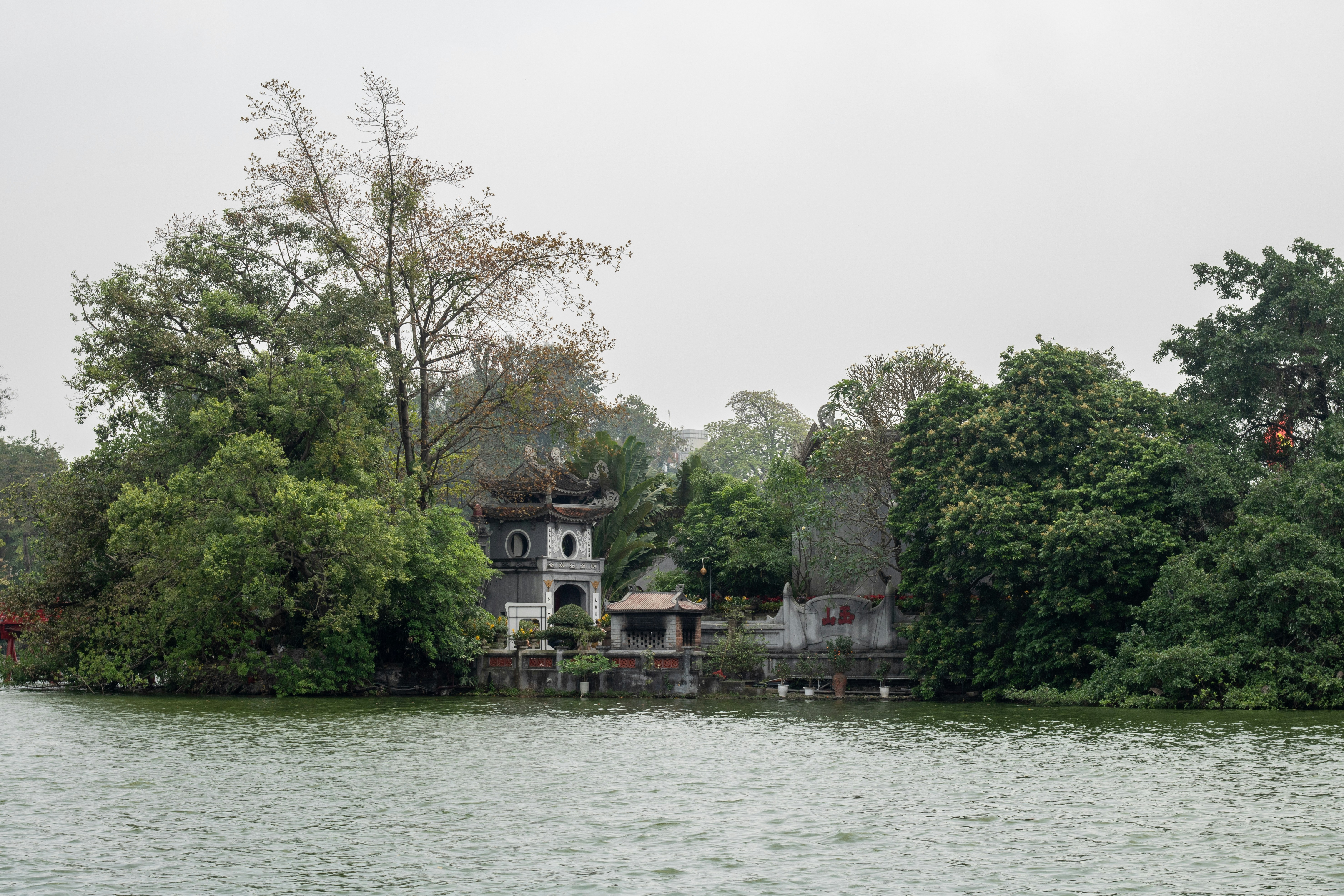 Temple Island retreat across a tranquil lake