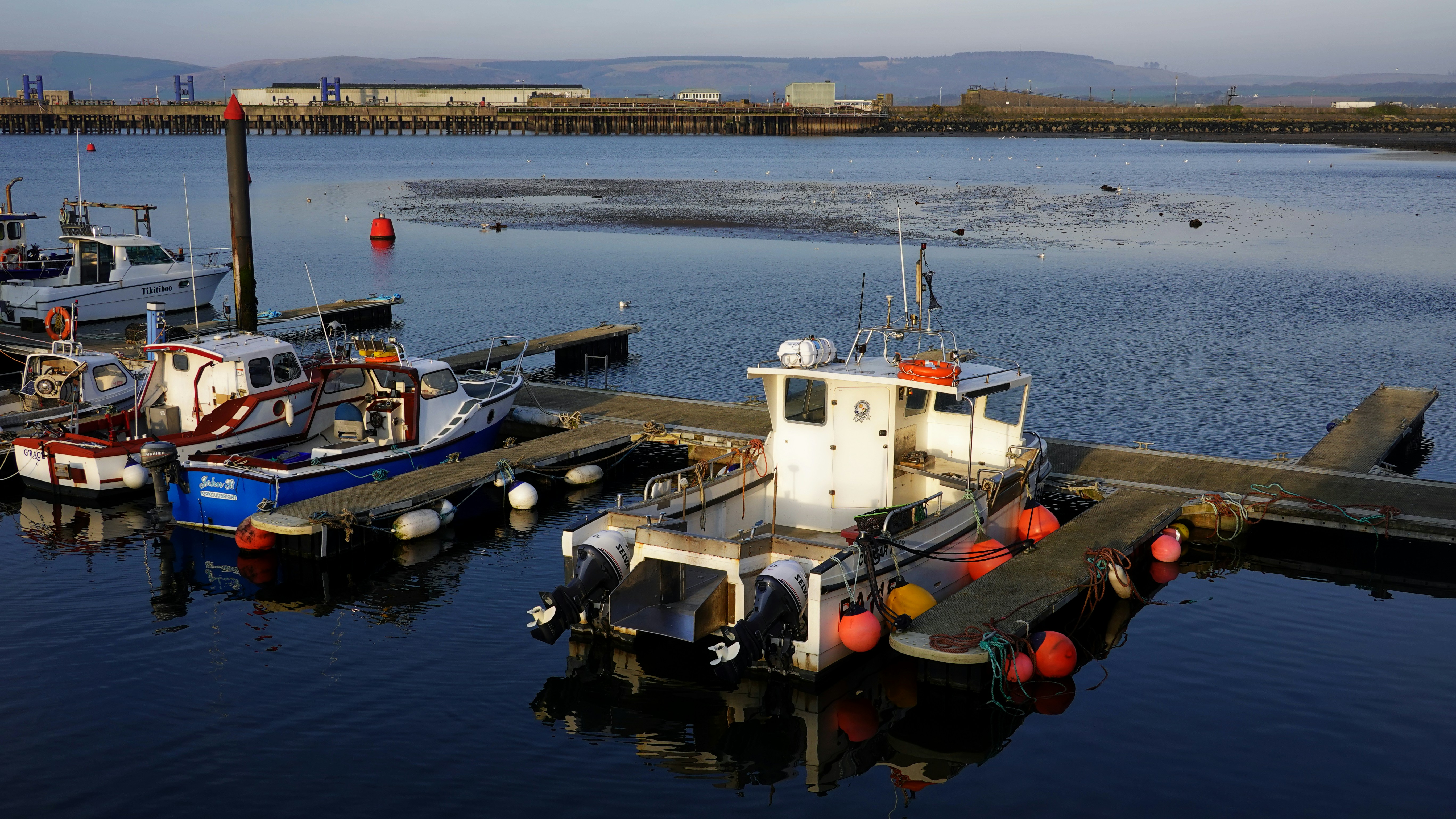 Harbor Mosaic: Boats, Buoys, and Quiet Water